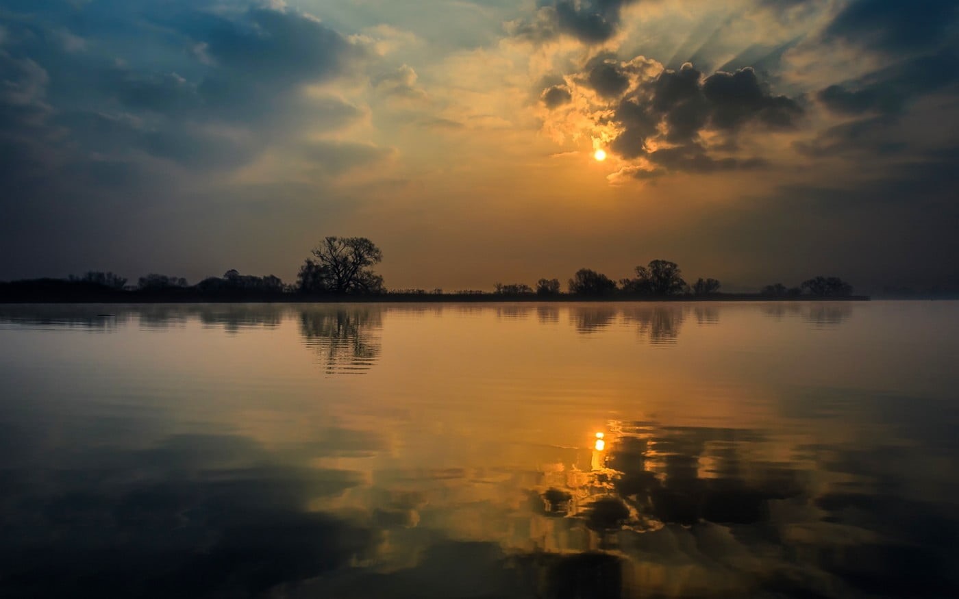 nature, sun rays, water, outdoors, landscape, calm, scenics - nature ...