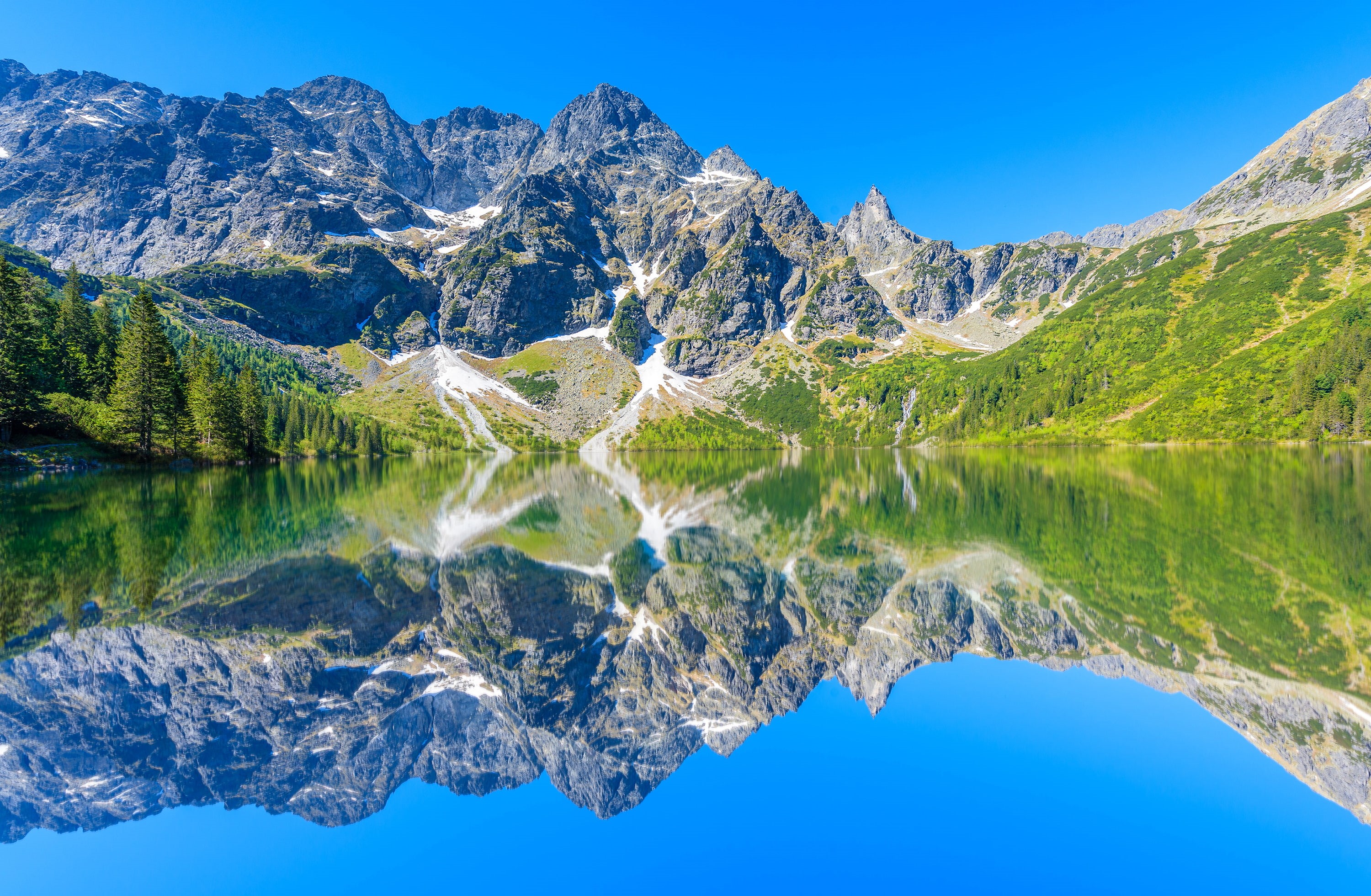 Tatra Mountains, 2K, Morskie Oko Lake HD Wallpaper