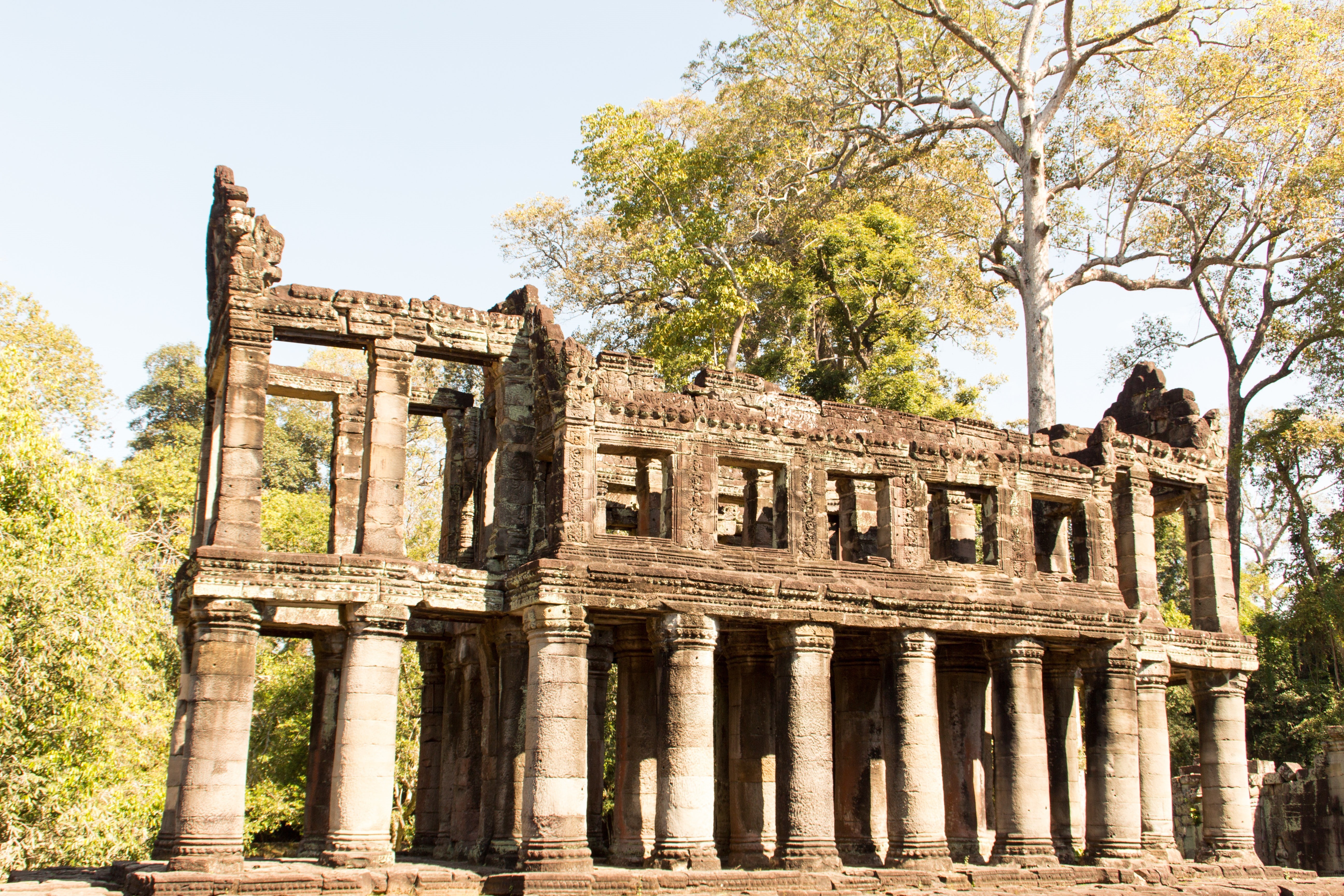 ruins, Angkor Wat, Asian architecture, 5K, temple, Cambodia HD Wallpaper