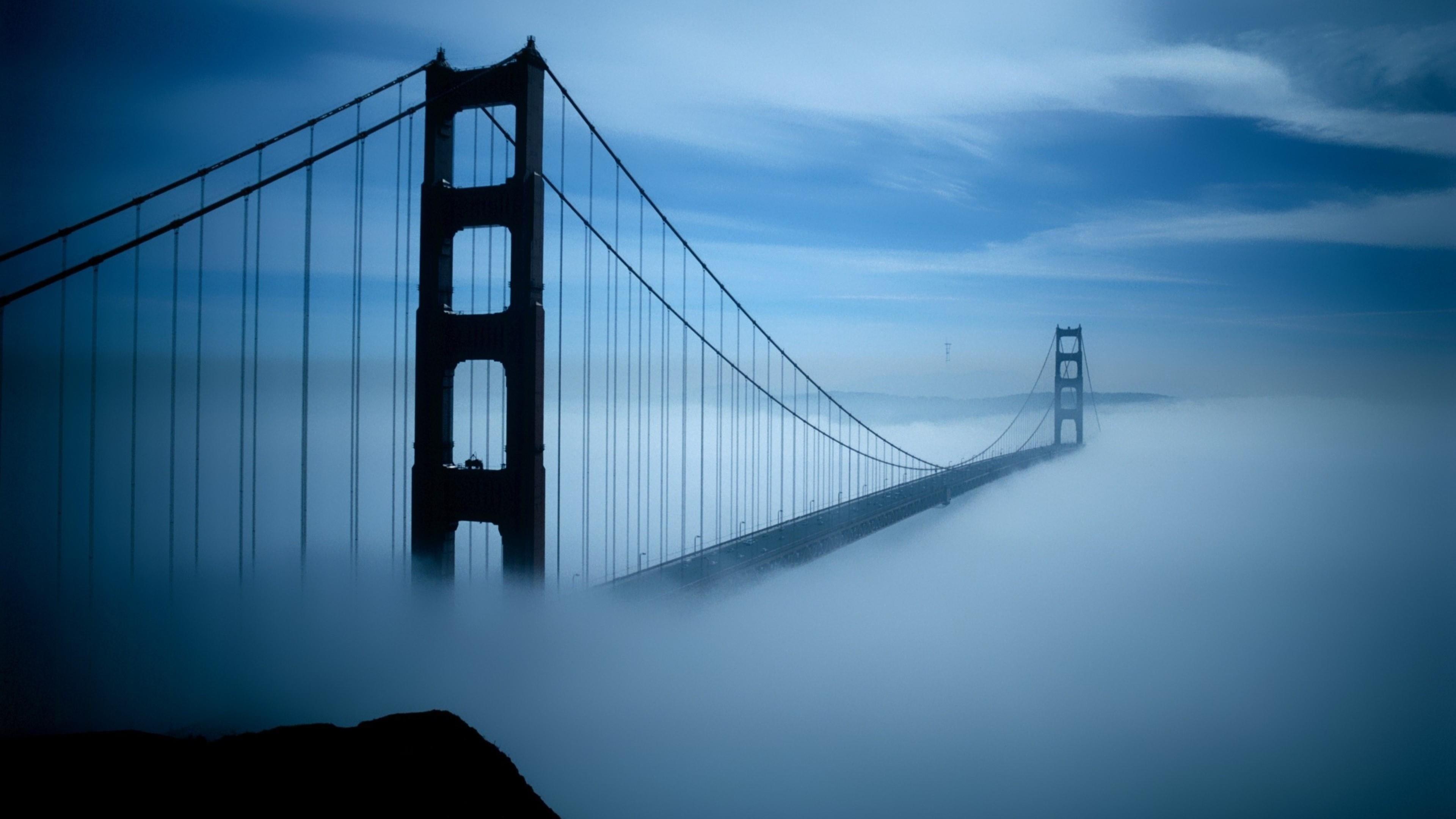 california, misty, united states, fog, san francisco, foggy, suspension ...