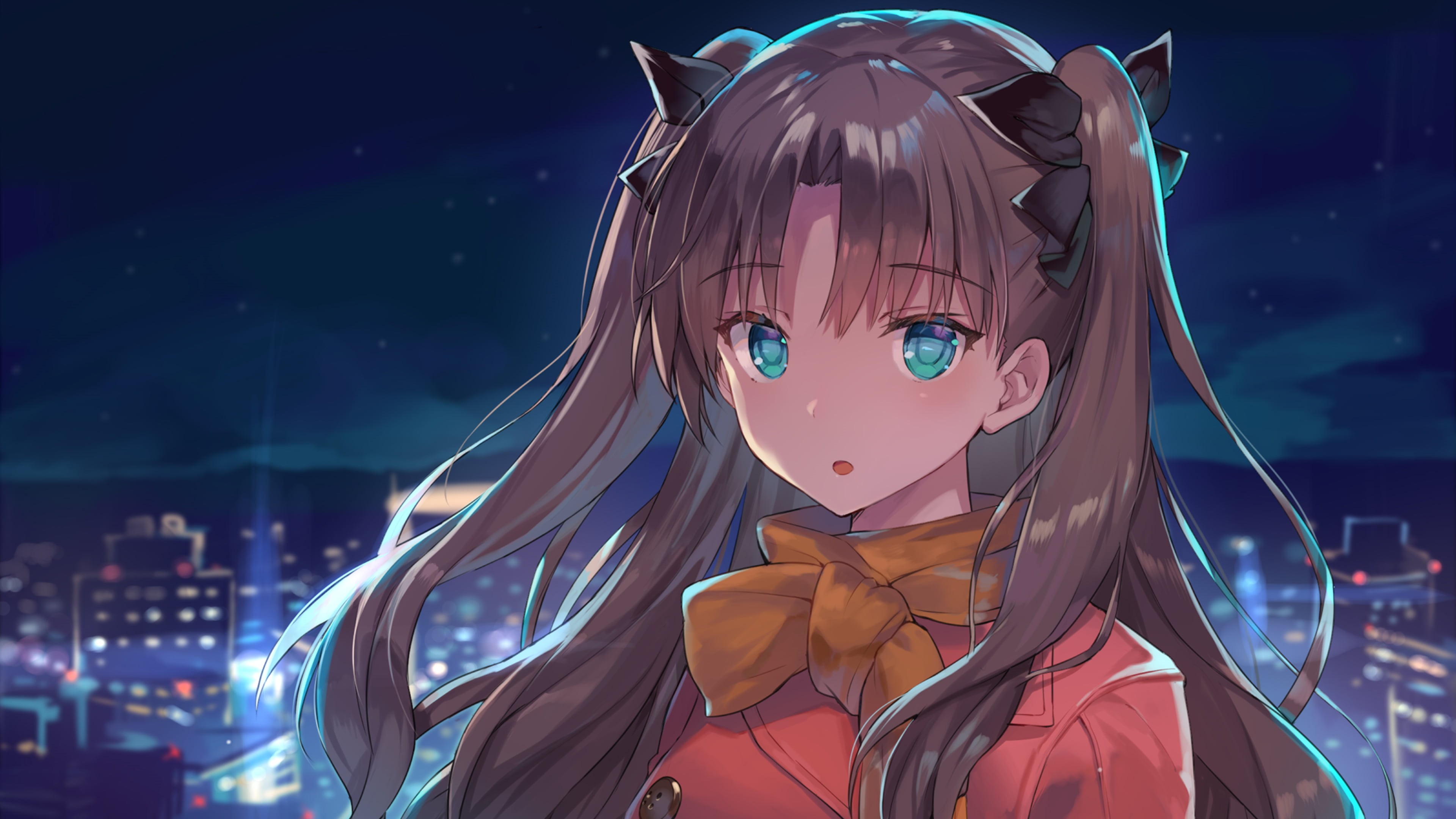 Fate/Stay Night: Unlimited Blade Works, built structure, city, close-up ...