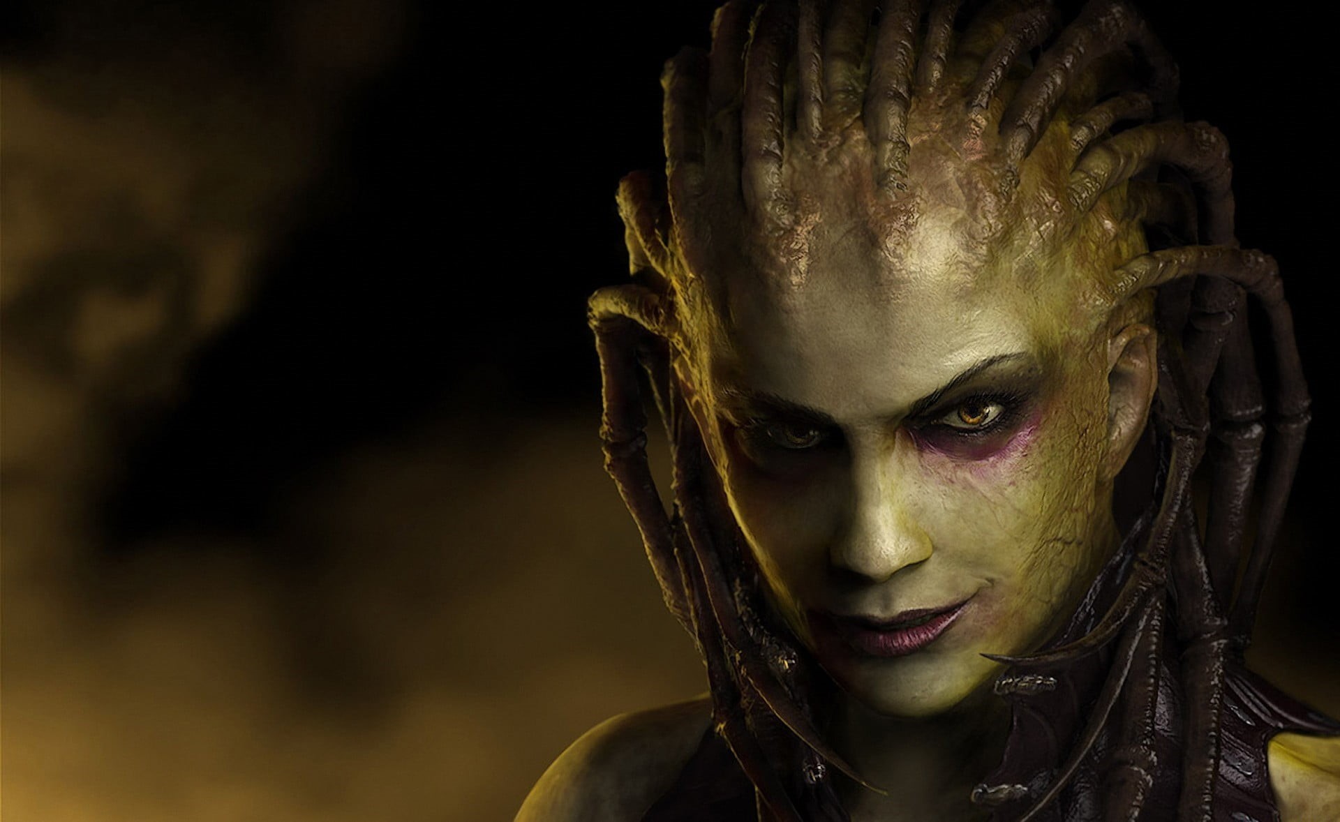 aggression, 1080P, human body part, kerrigan, human face, dark ...