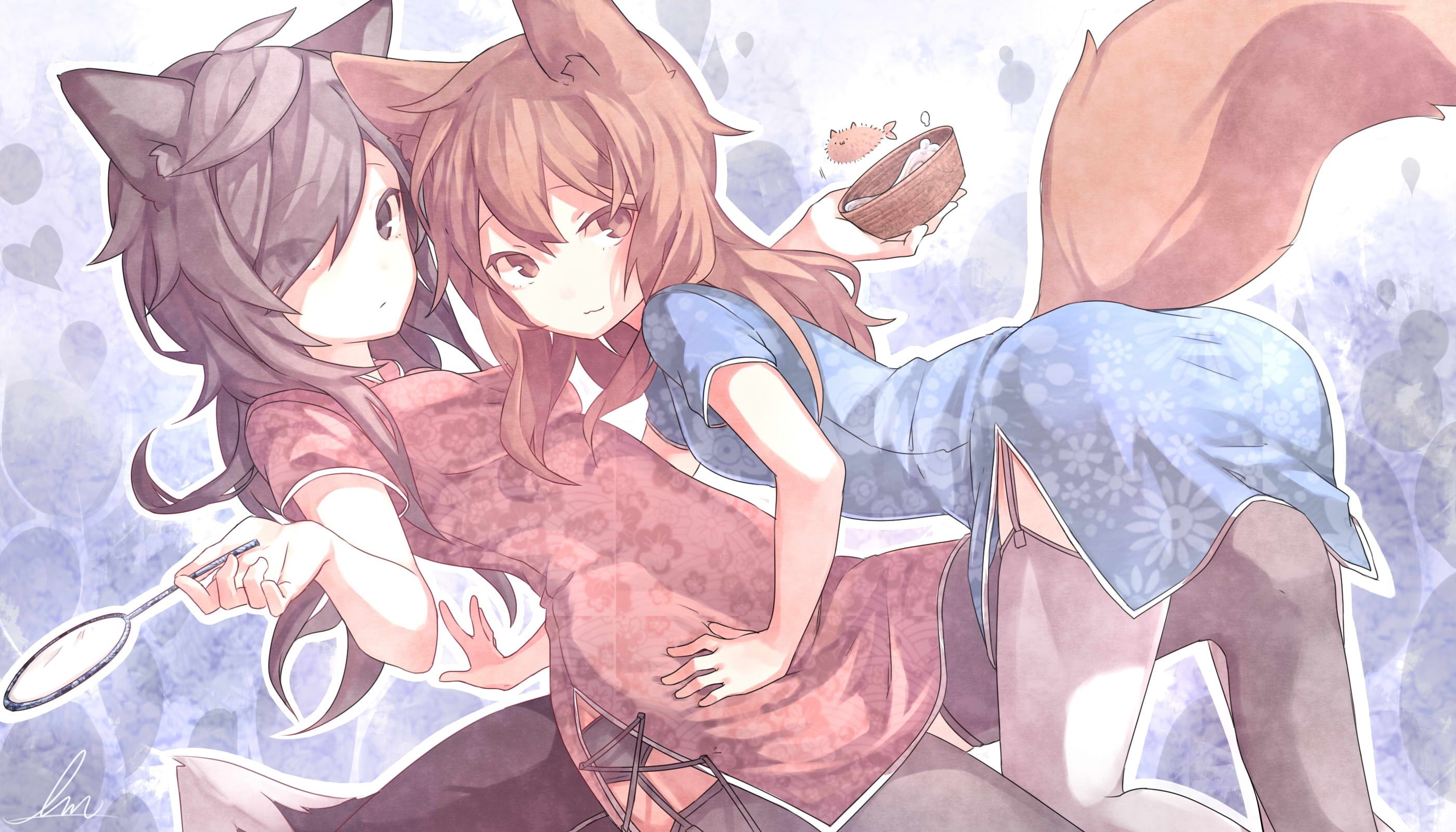 kitsunemimi, original characters, fox girl, anime girls, anime, animal ...