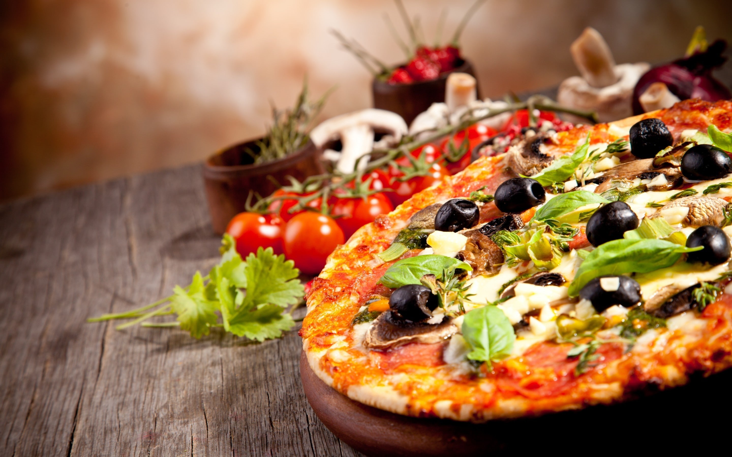 italian, 2K, pizza HD Wallpaper