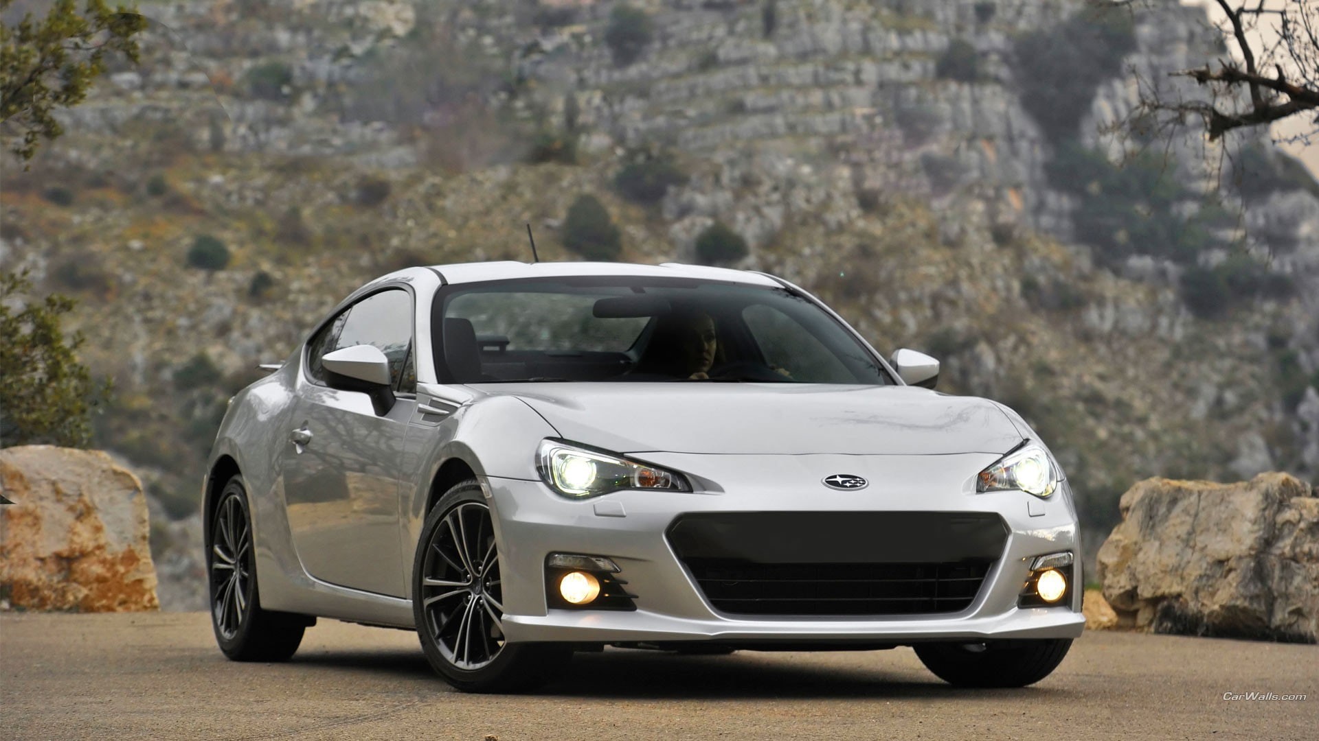 front angle view, car, 1080P, Toyobaru, Subaru BRZ, Subaru HD Wallpaper