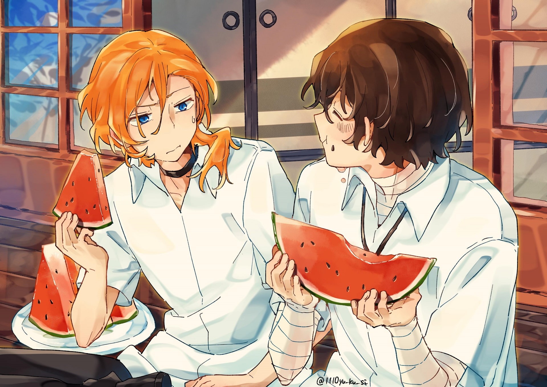 Chuuya Nakahara Osamu Dazai 1080P Bungou Stray Dogs Anime HD Wallpaper Chuuya Nakahara Osamu Dazai 1080P Bungou Stray Dogs Anime HD Wallpaper