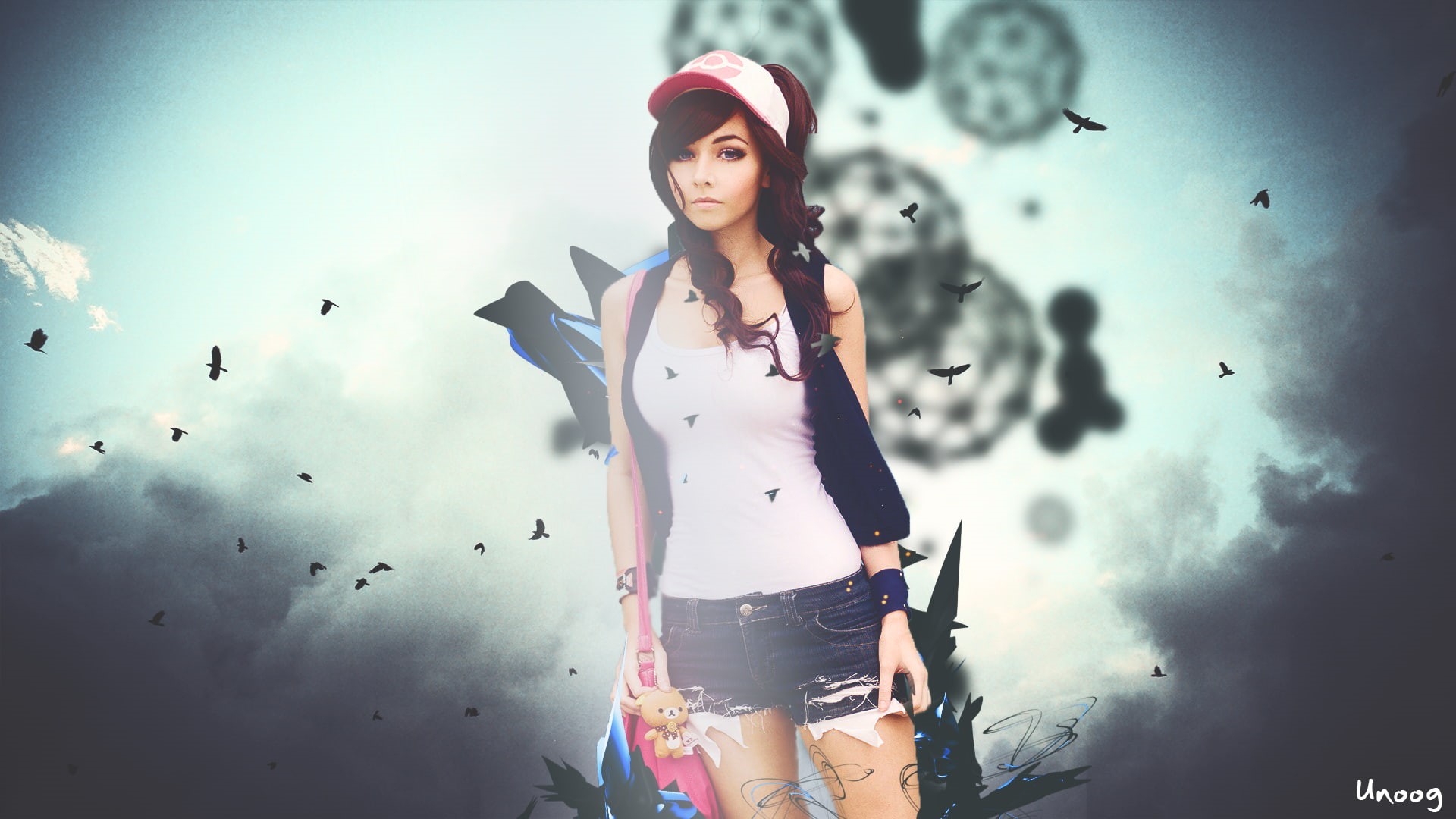 1080P, fantasy art, Amy Thunderbolt, teen HD Wallpaper