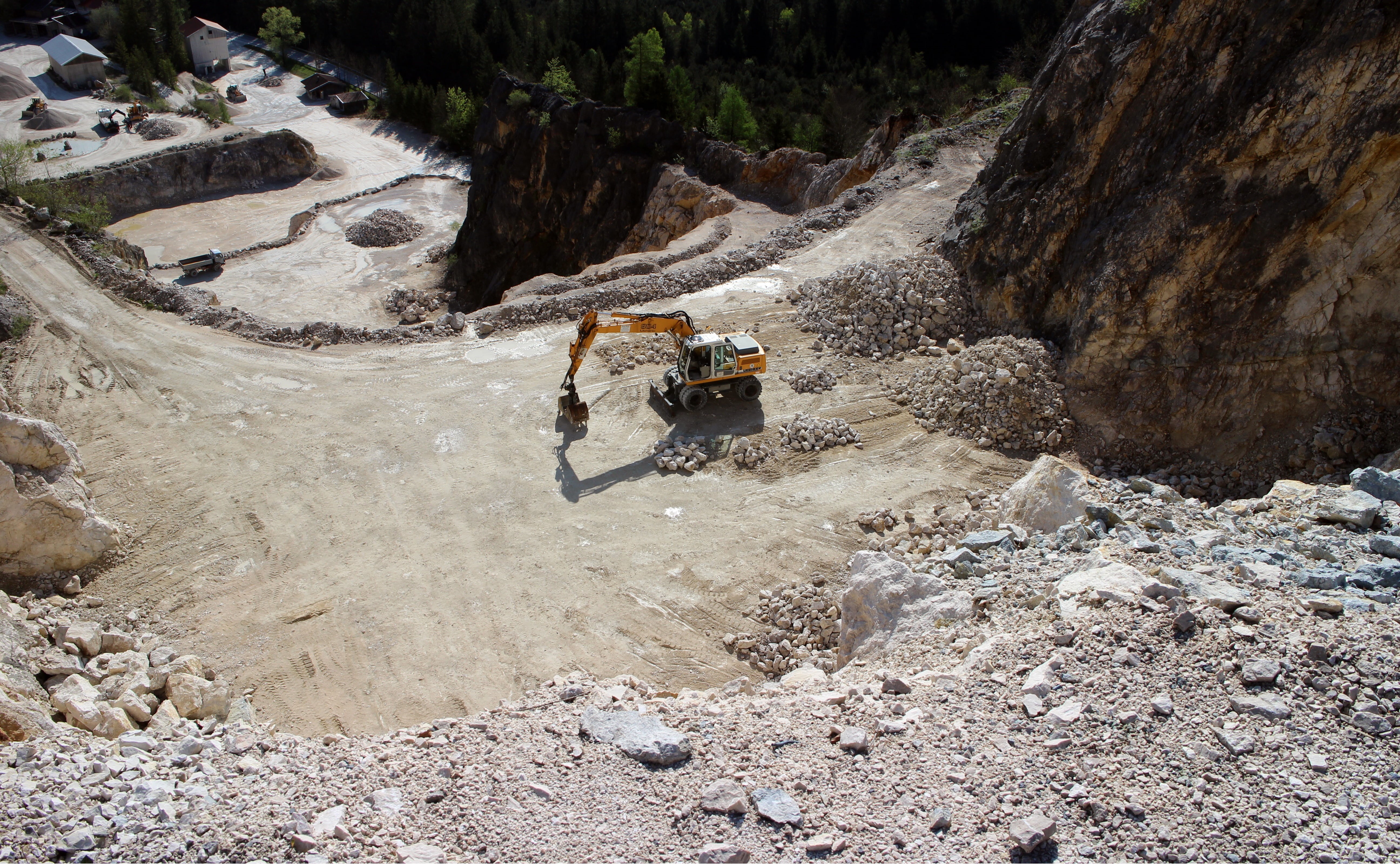 nature, open quarry, leisure activity, quarry, yellow, water, group of ...