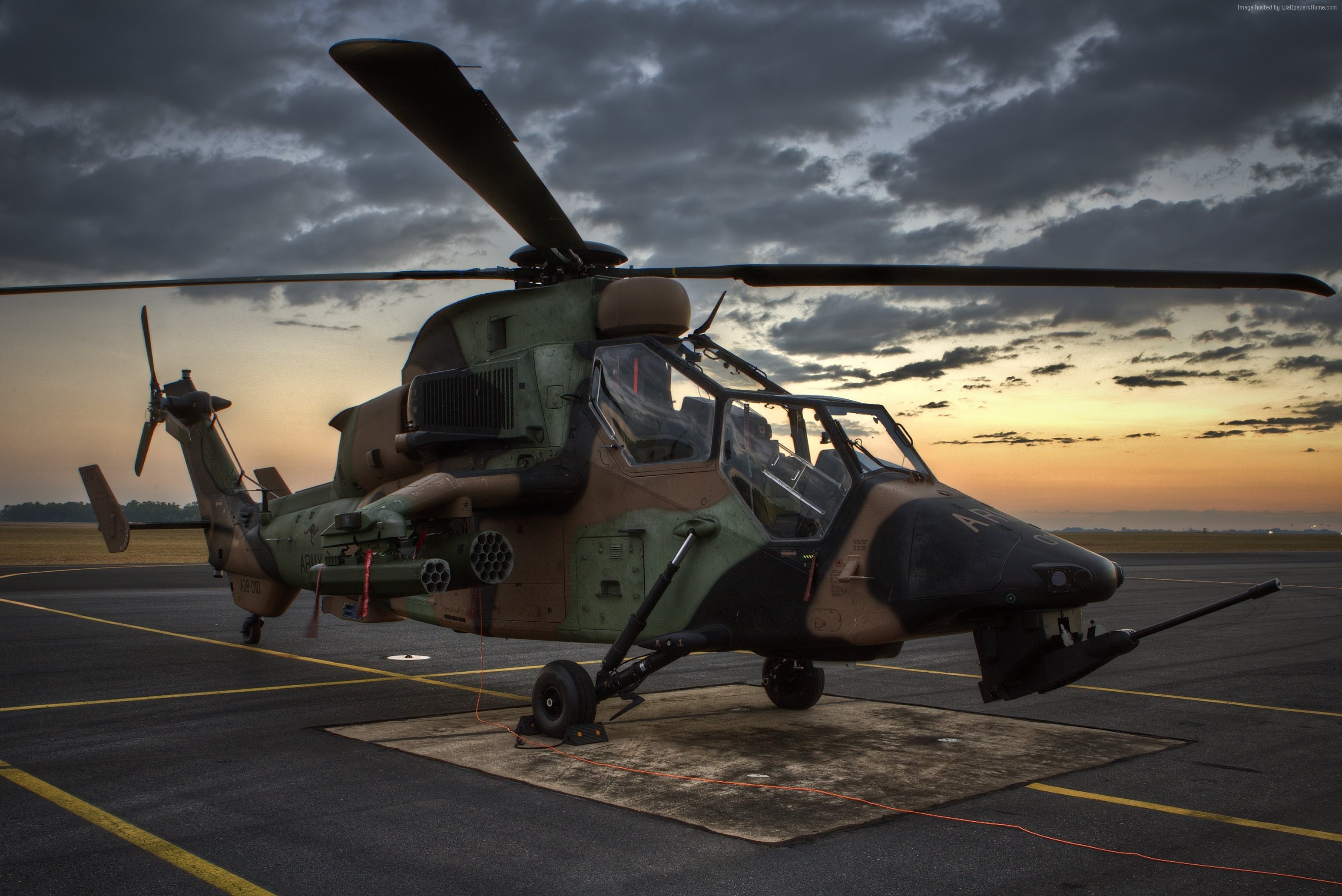 German Army, attack helicopter, 2K, Eurocopter EC665 Tiger HD Wallpaper