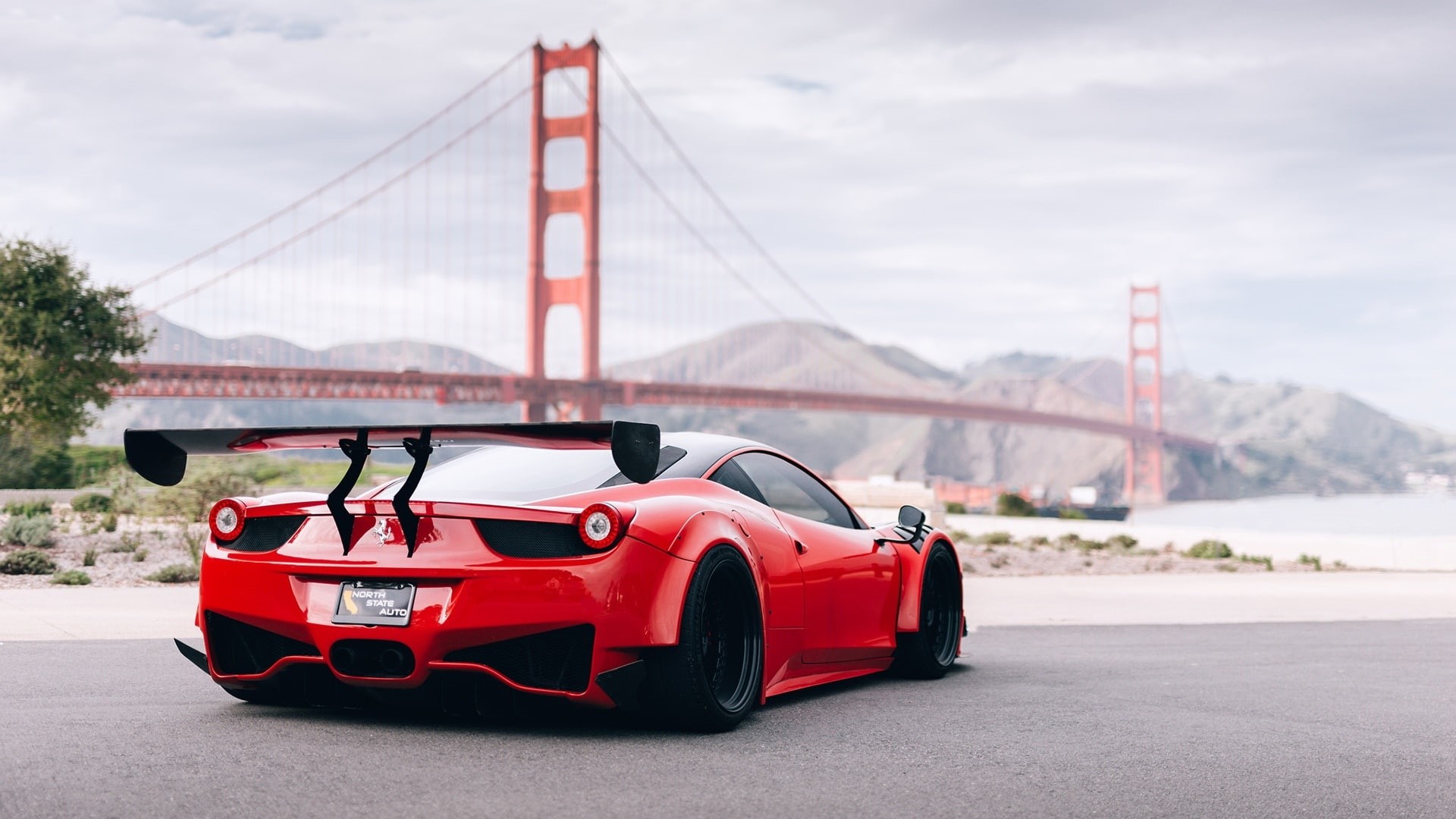 Wallpaper ID: 711955 / supercar, luxury vehicle, golden gate bridge ...
