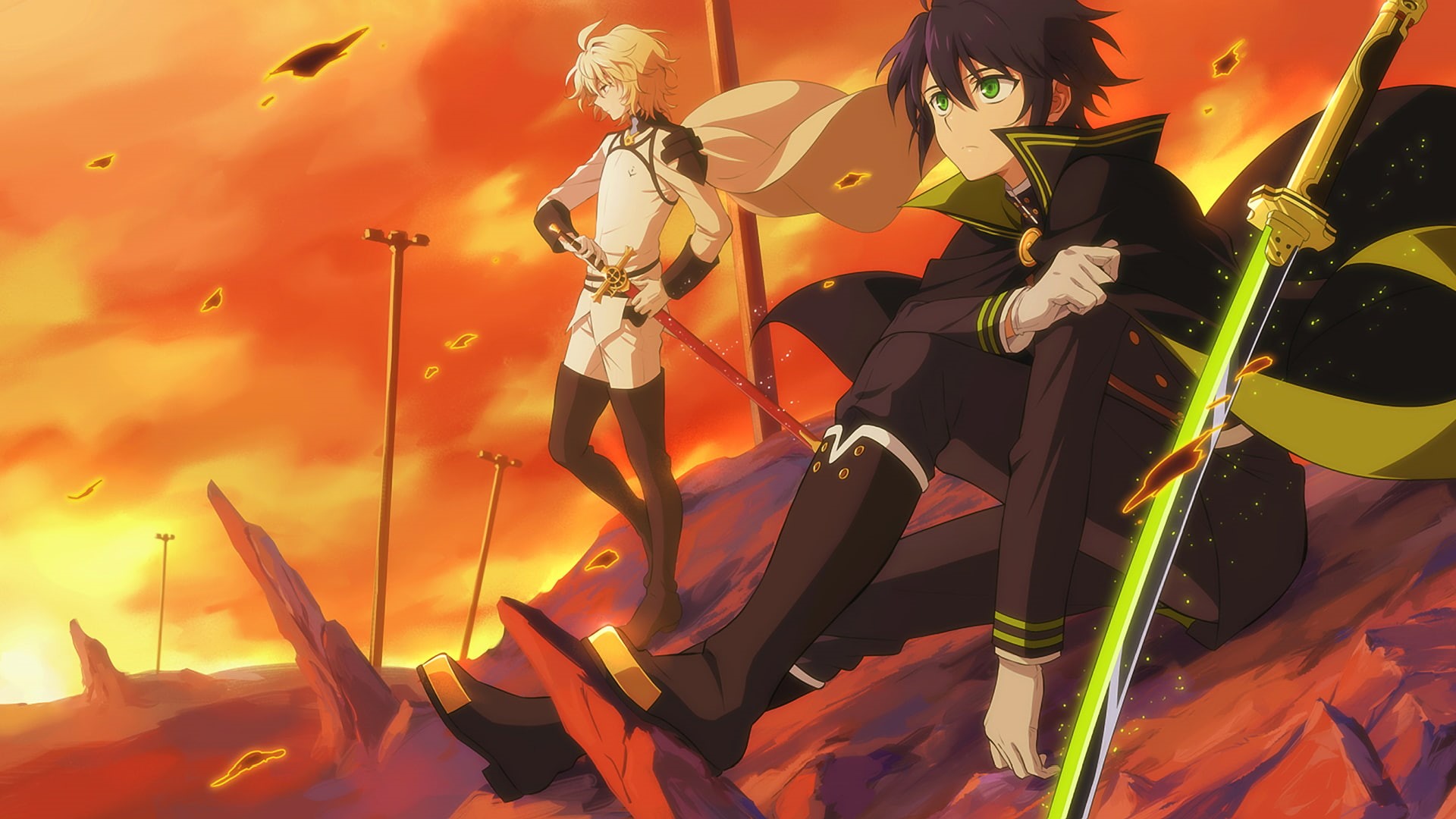 Yūichirō Hyakuya, Anime, Mikaela Hyakuya, Seraph of the End, 1080P HD ...