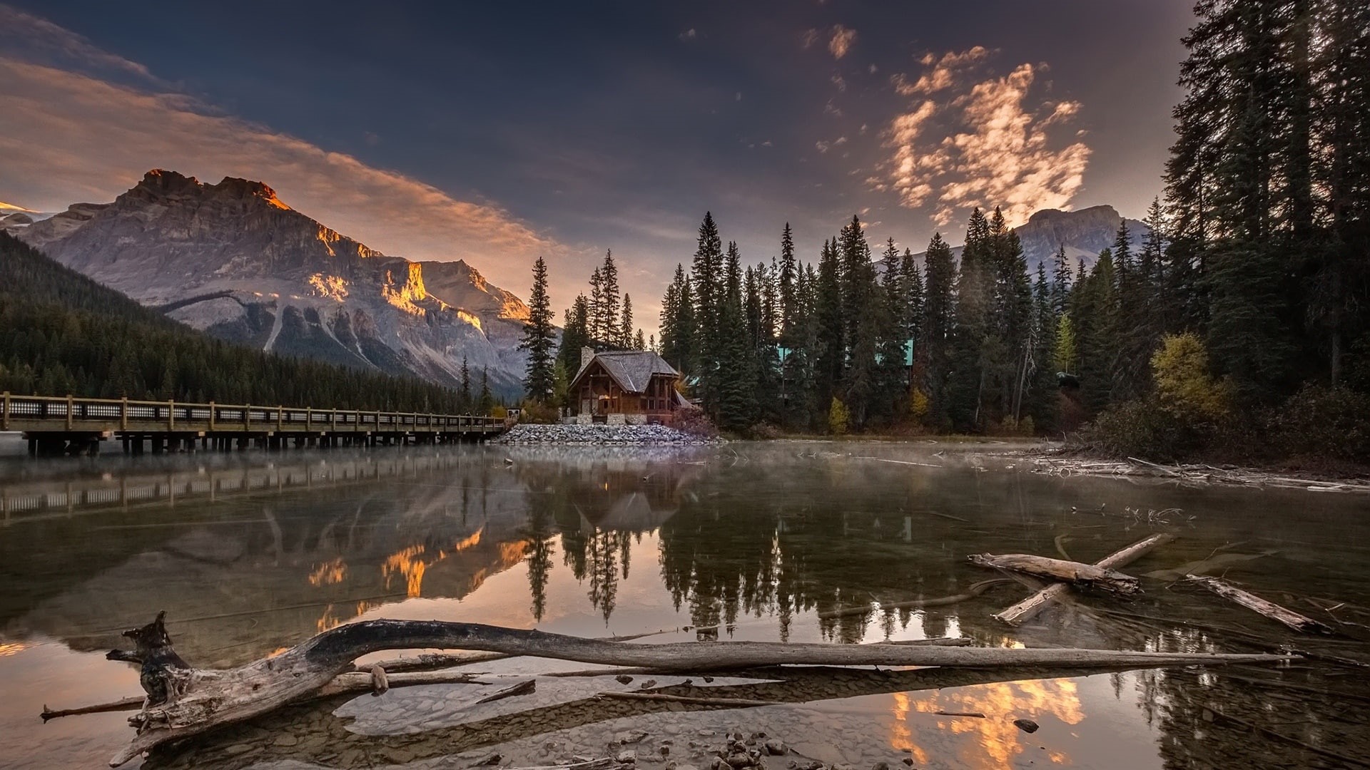 emerald lake, emerald lake lodge, british columbia, bc, lodge, national ...