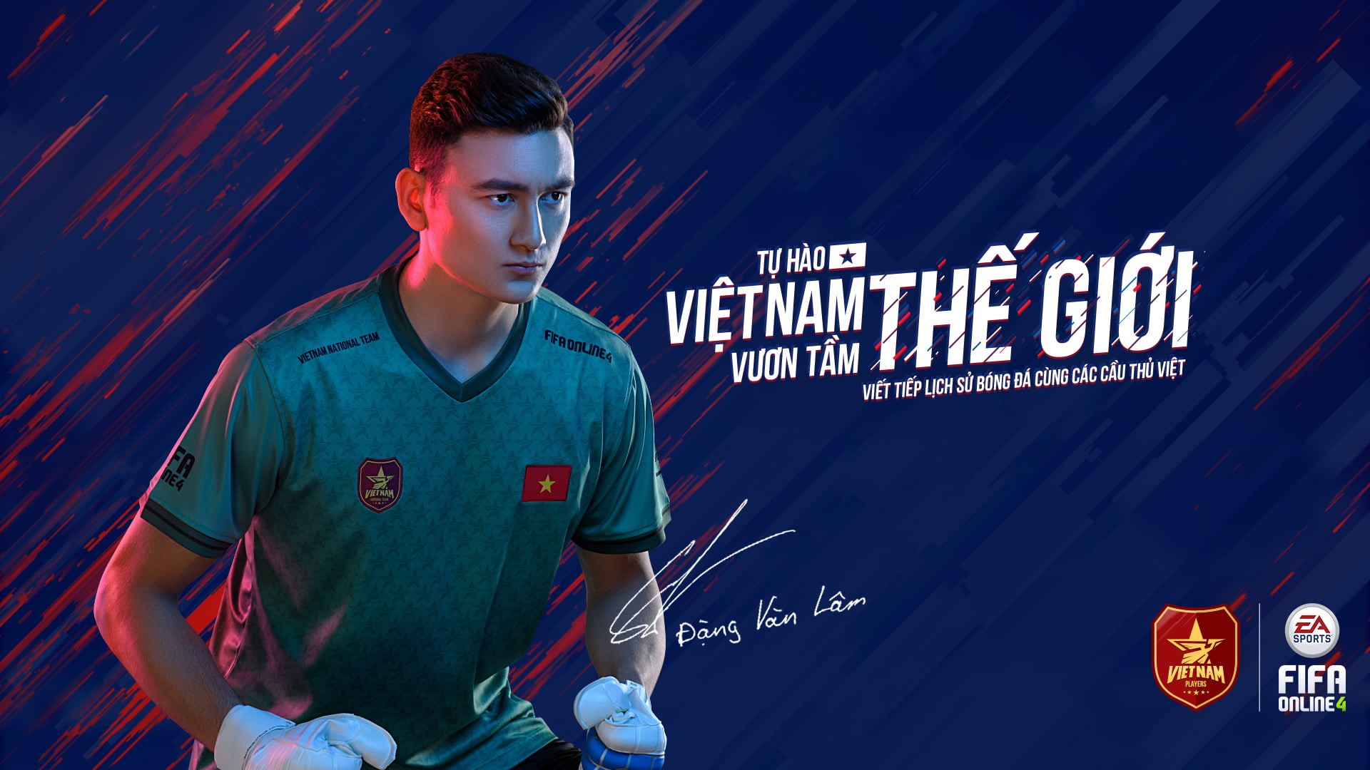Vietnam Football, Dang Van Lam, FIFA Online 4 Vietnam, Vietnam, 1080P ...