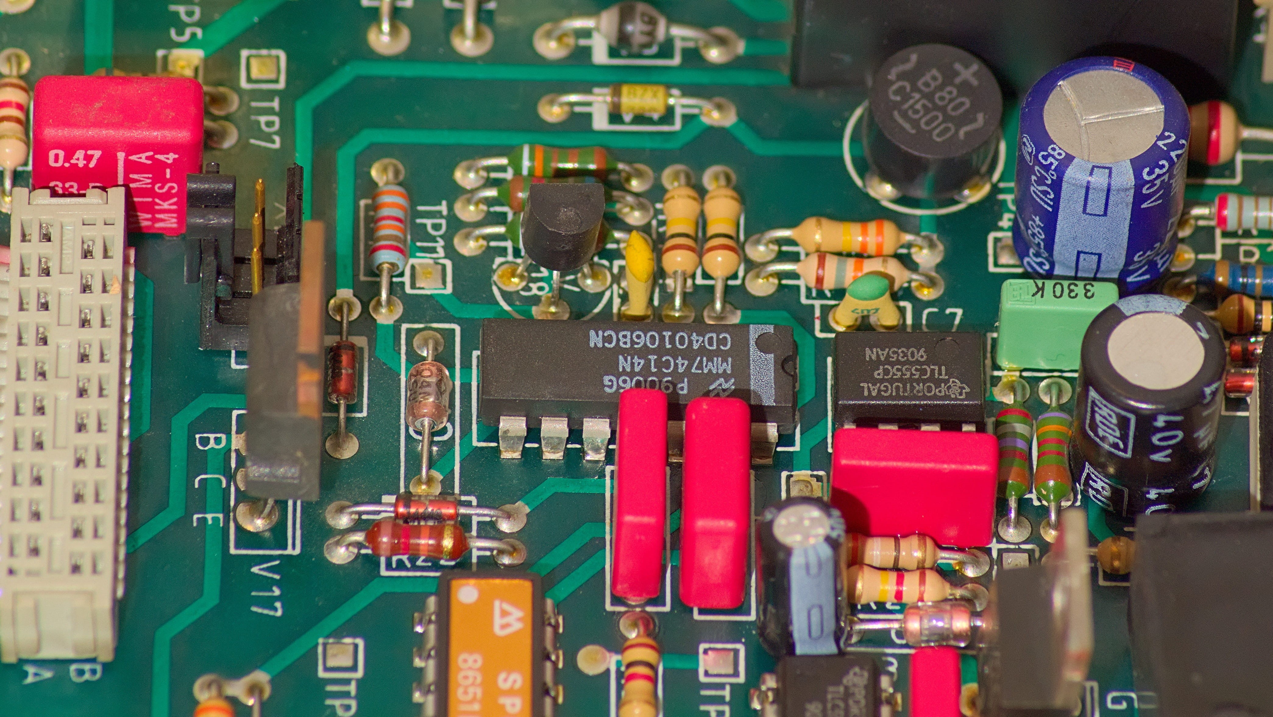 still life, multi colored, hardware, printed circuit board, circuit ...