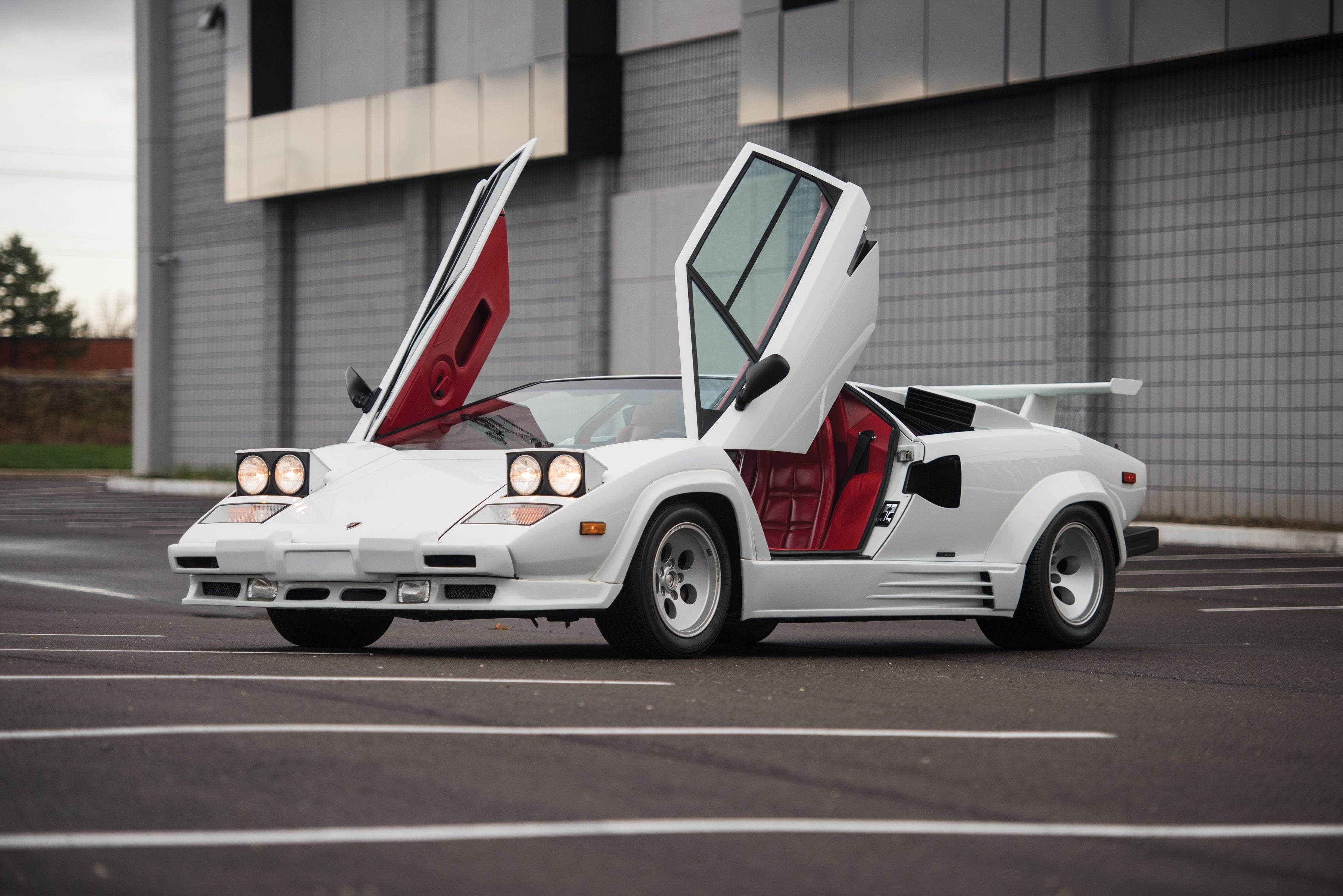 supercar, lamborghini, us-spec, countach, bertone, 1988, quattrovalvole ...