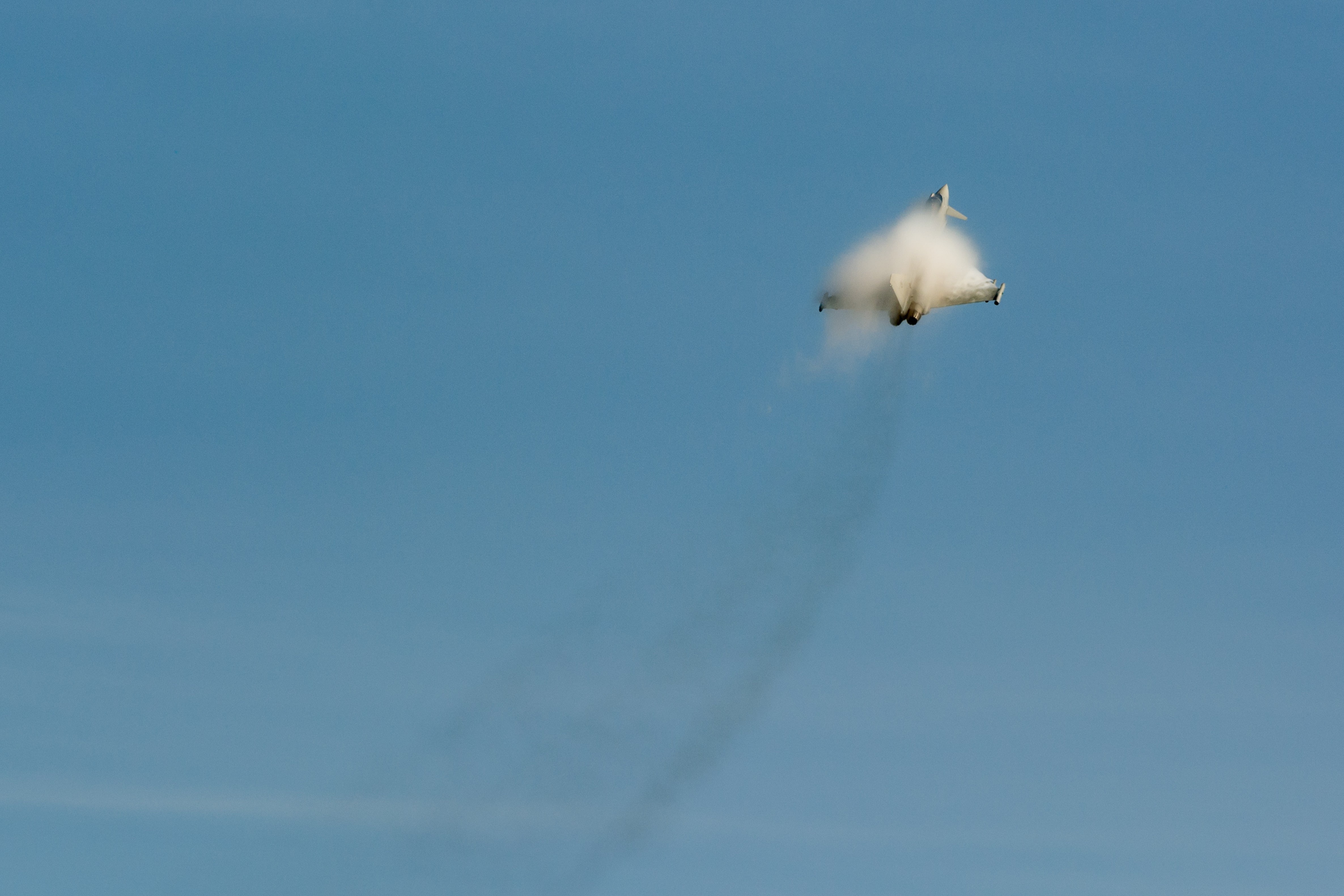sonic booms, military, airshows, airplane, Eurofighter Typhoon, 4K HD ...