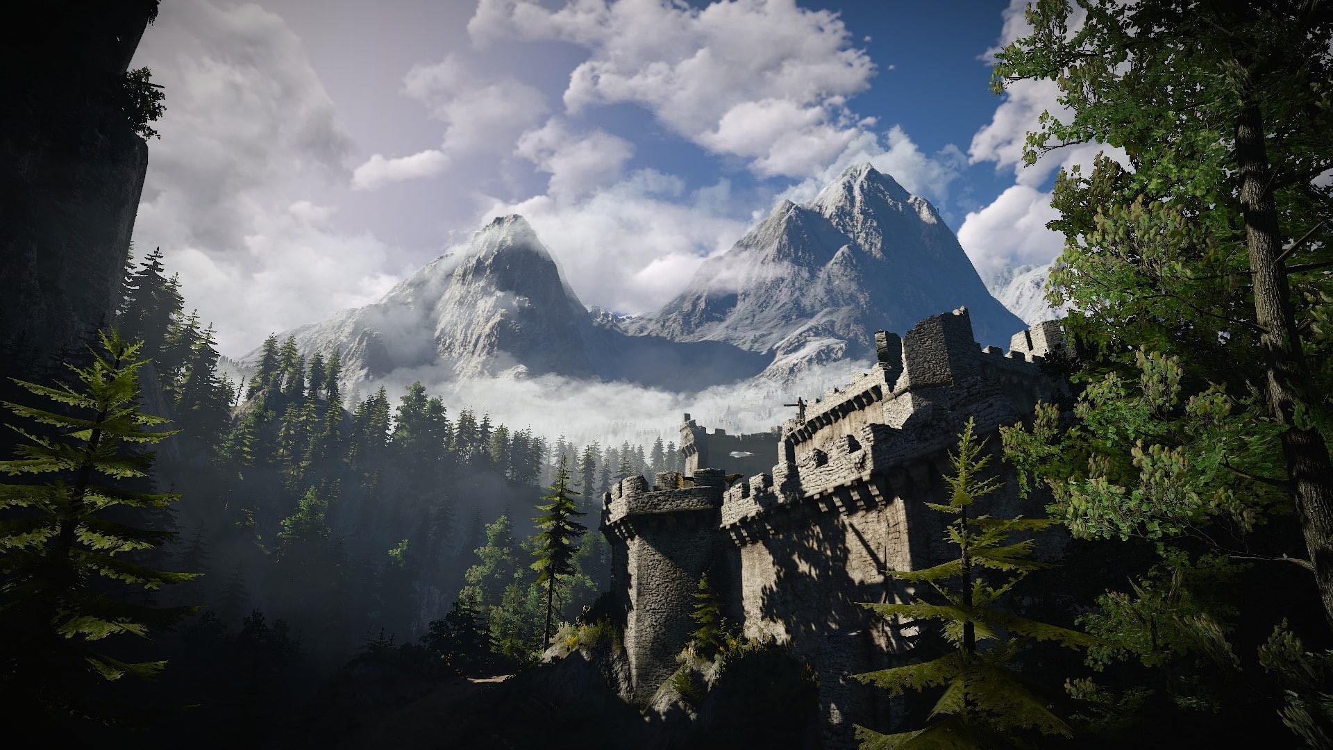 Wallpaper ID: 551956 / Kaer Morhen, The Witcher 3: Wild Hunt, screen ...