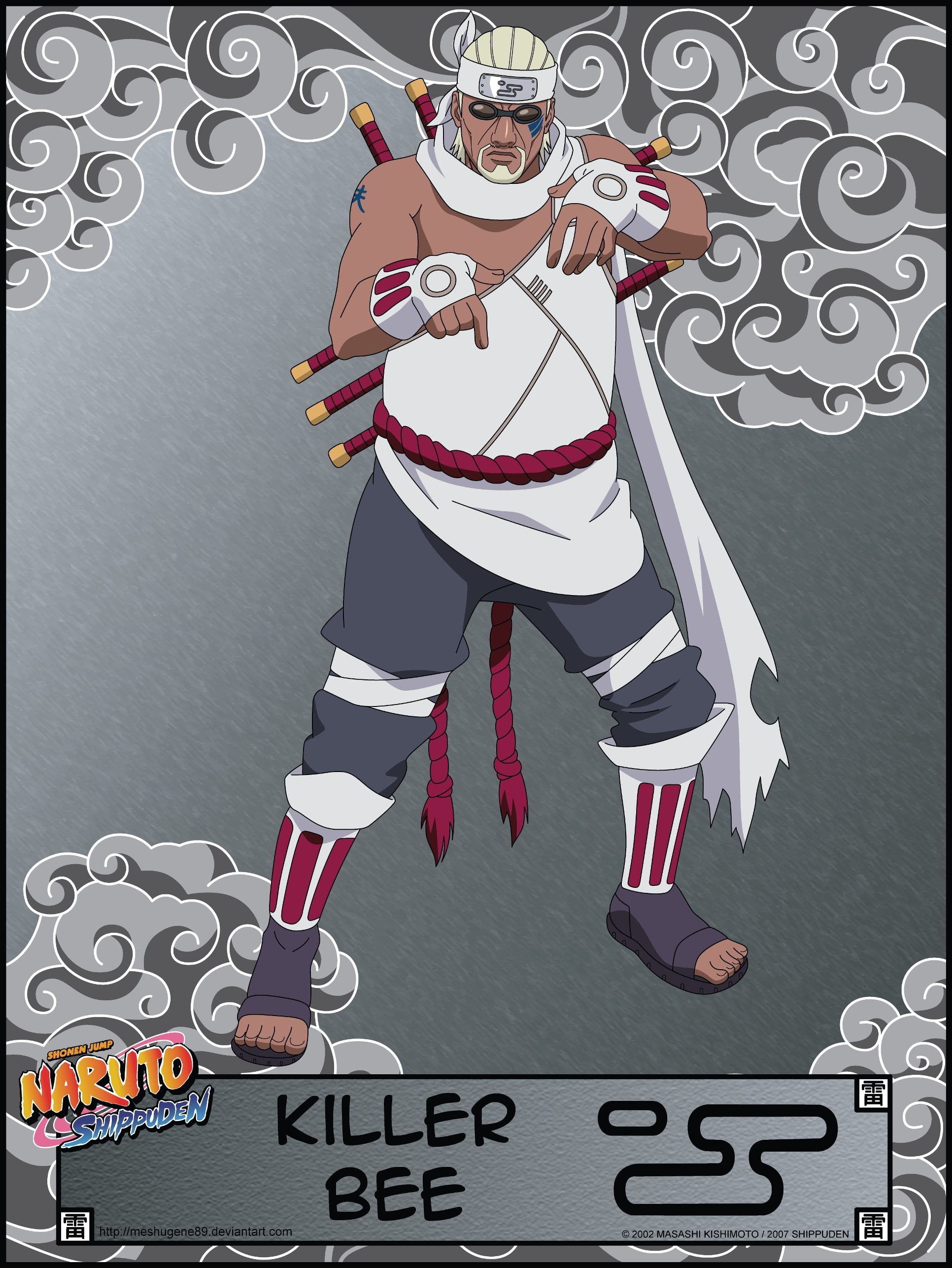 bee, anime, hd, x, Jinchuuriki, art, Naruto: Shippuden, naruto, killer ...