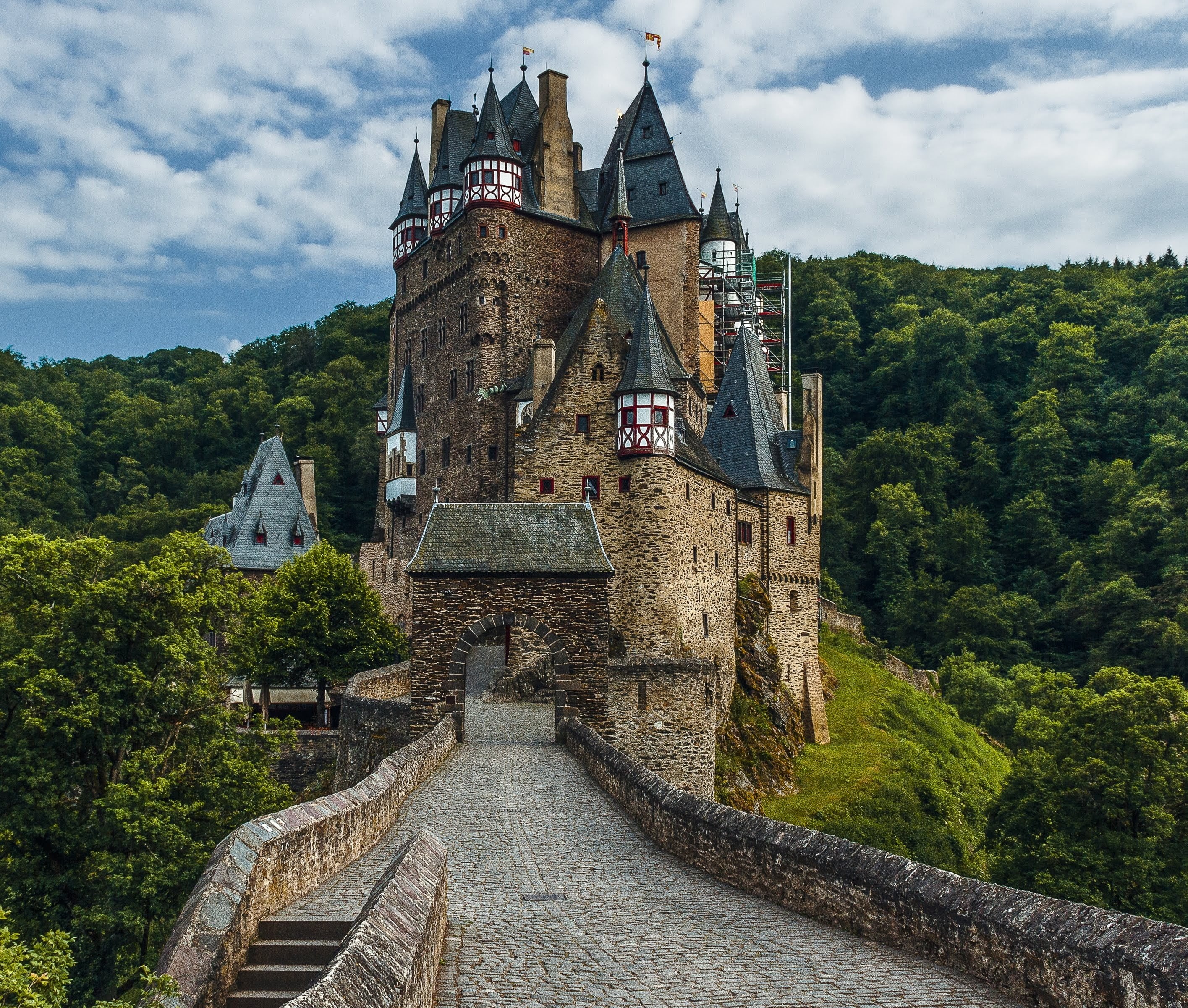 Castles, 2K, Eltz Castle, Castle, Germany Hd Wallpaper