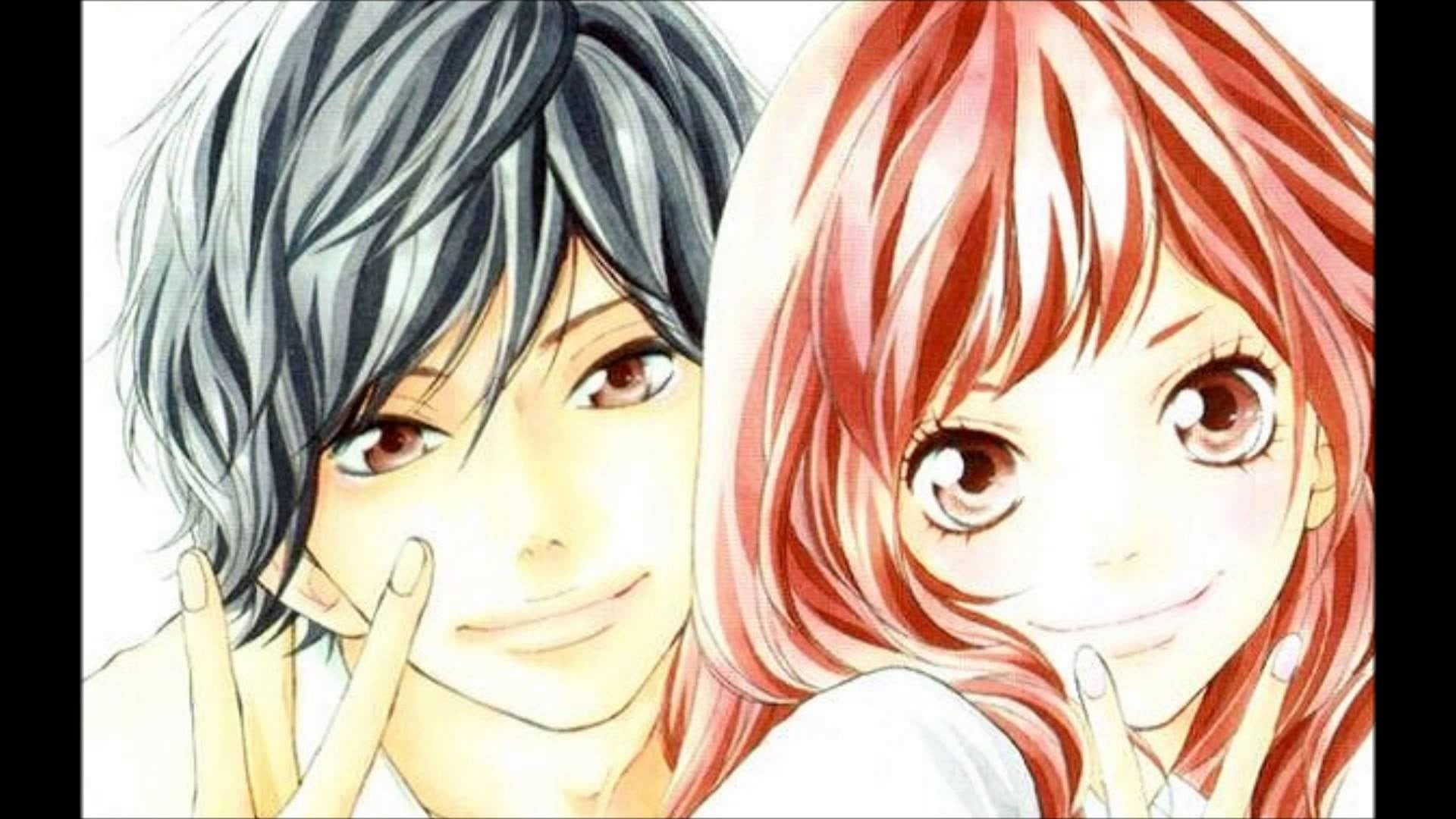 close-up, anime, Ao Haru Ride, females, beautiful woman, beauty, hijab ...