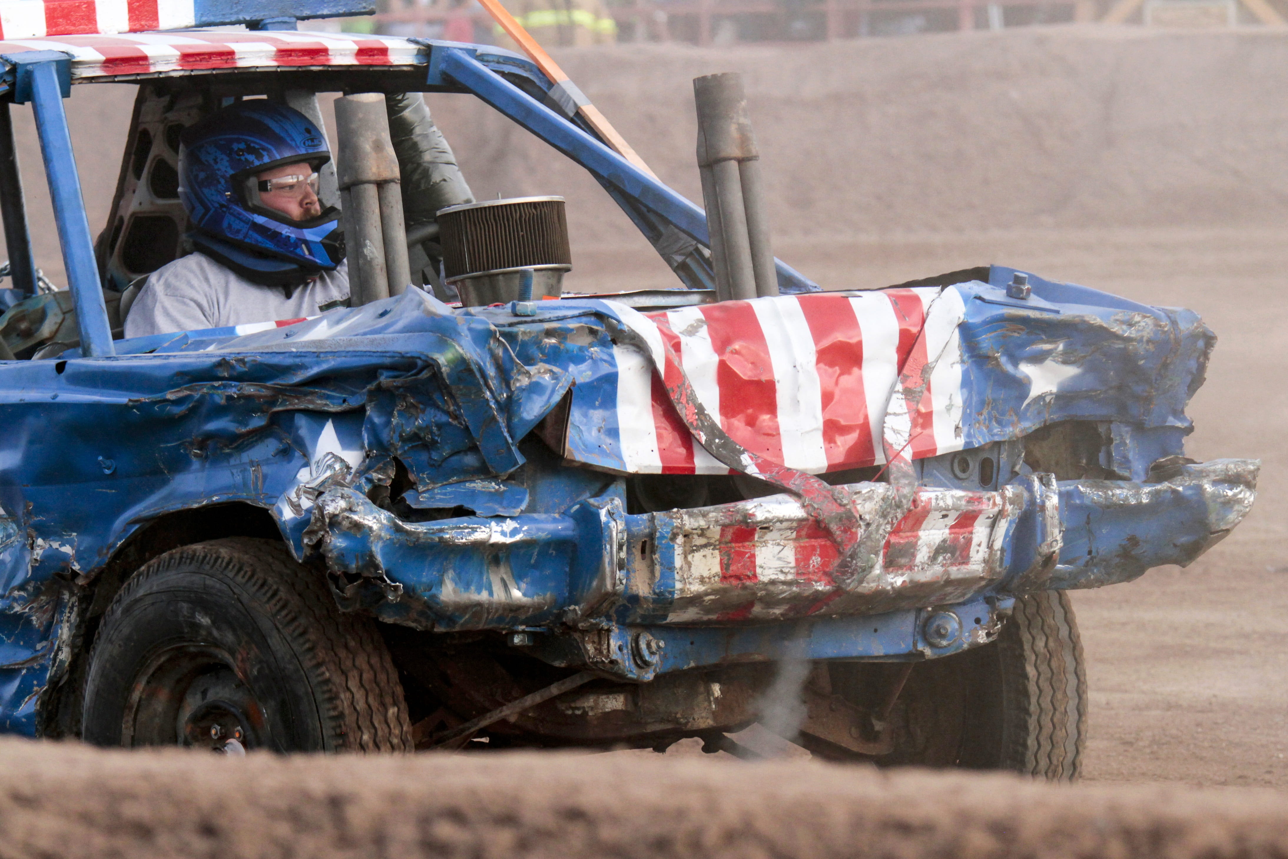 driving, demolition derby, headshot, race, crash, car, occupation, men ...