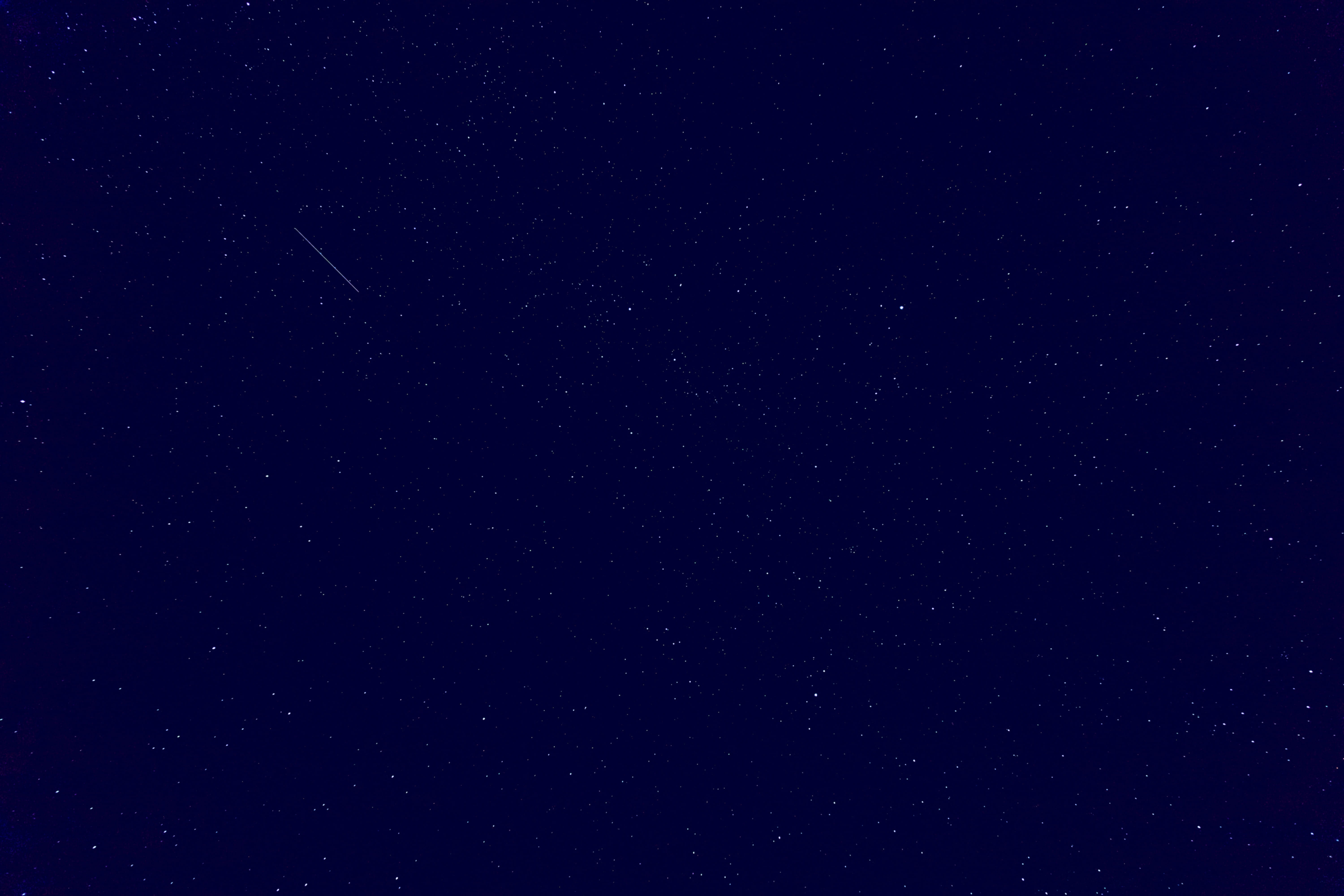 shooting star, night, 4K, starry sky, silhouette, art HD Wallpaper