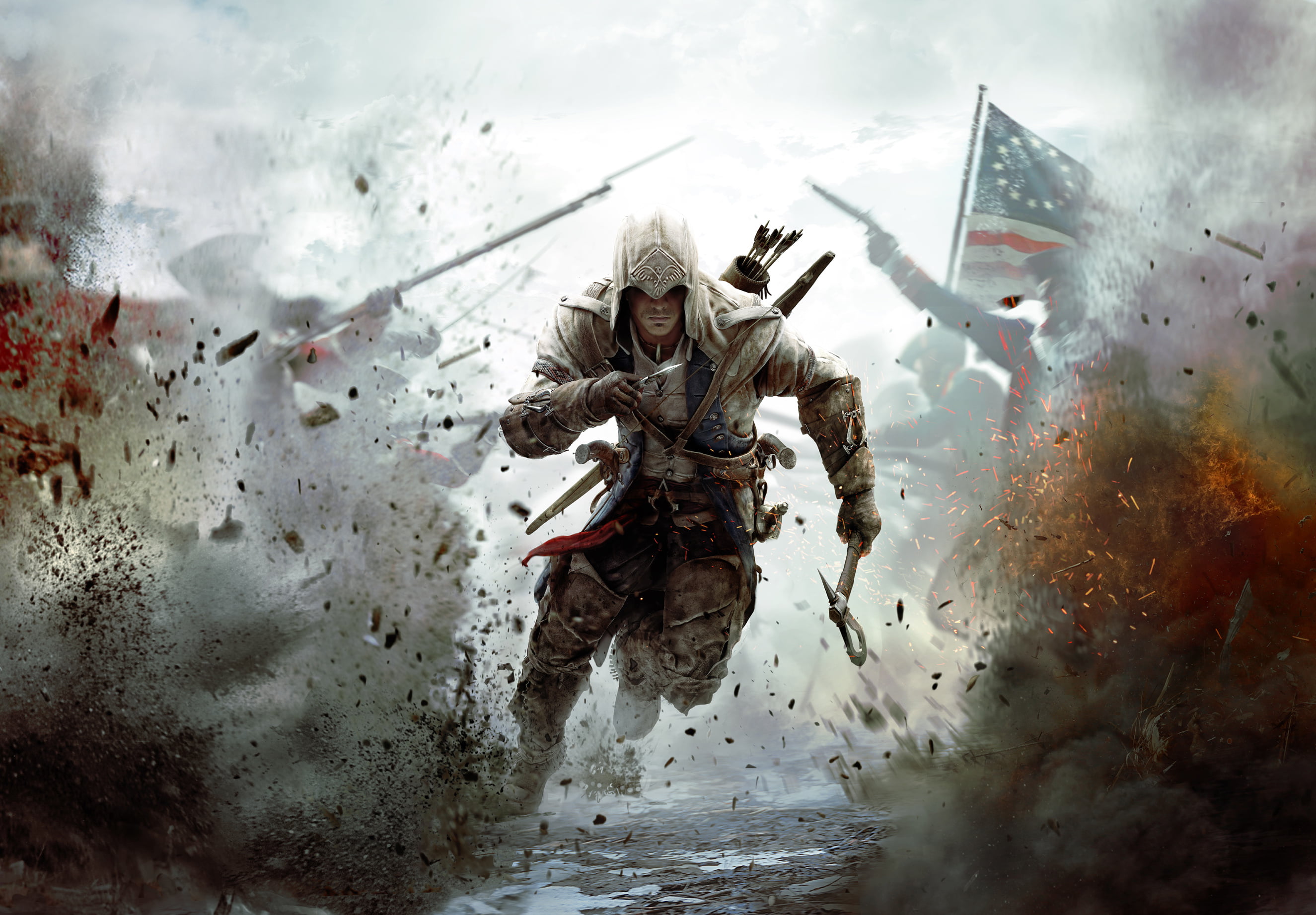 digital composite, creed, creativity, violence, the half-breed Indian ...
