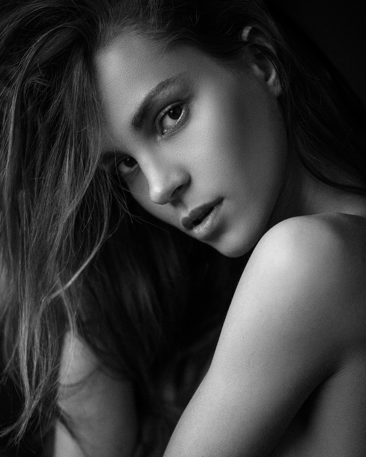 Wallpaper ID: 902761 / 720P, monochrome, one person, beautiful woman ...