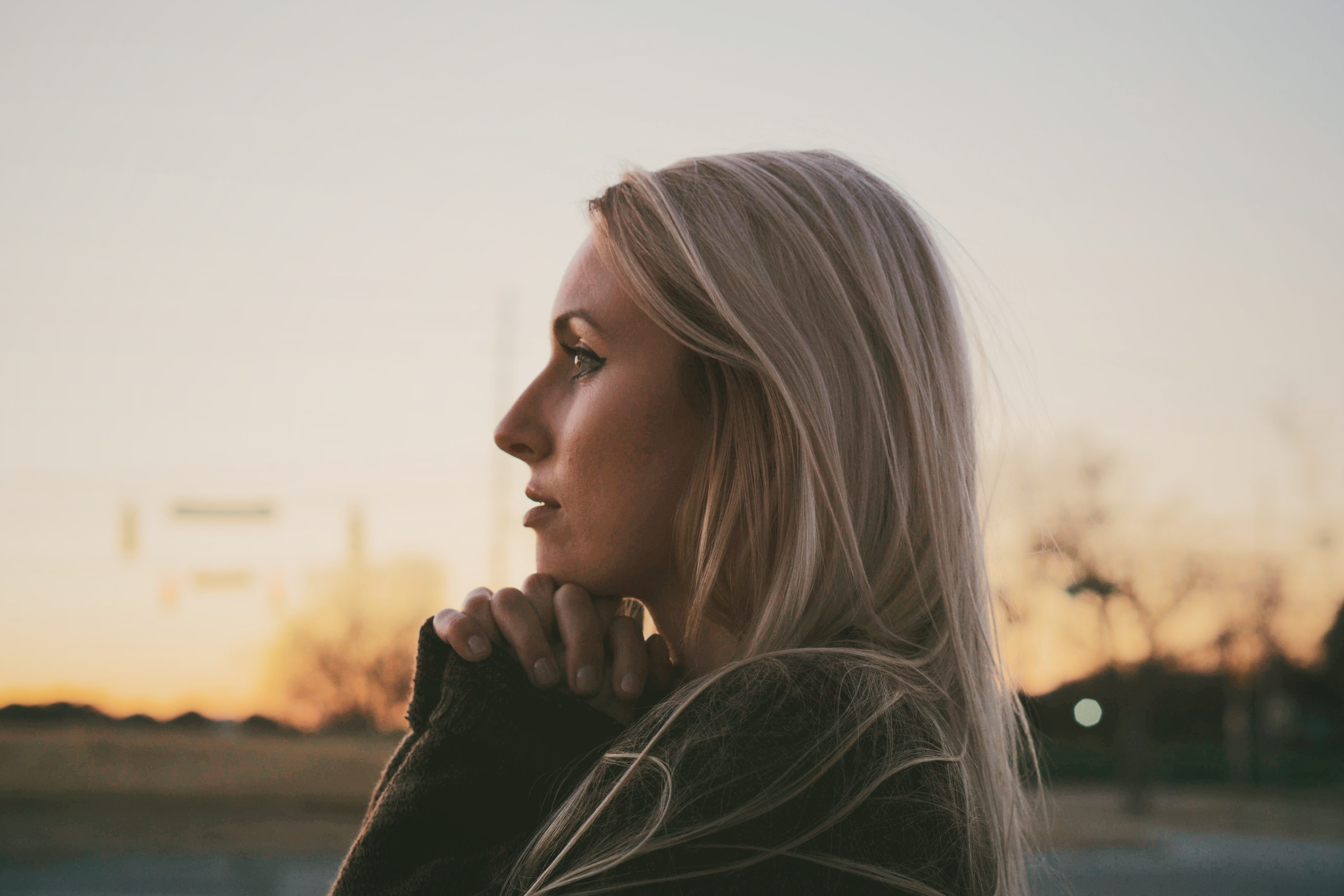 photo, looking, contemplation, outdoors, water, lifestyles, woman ...