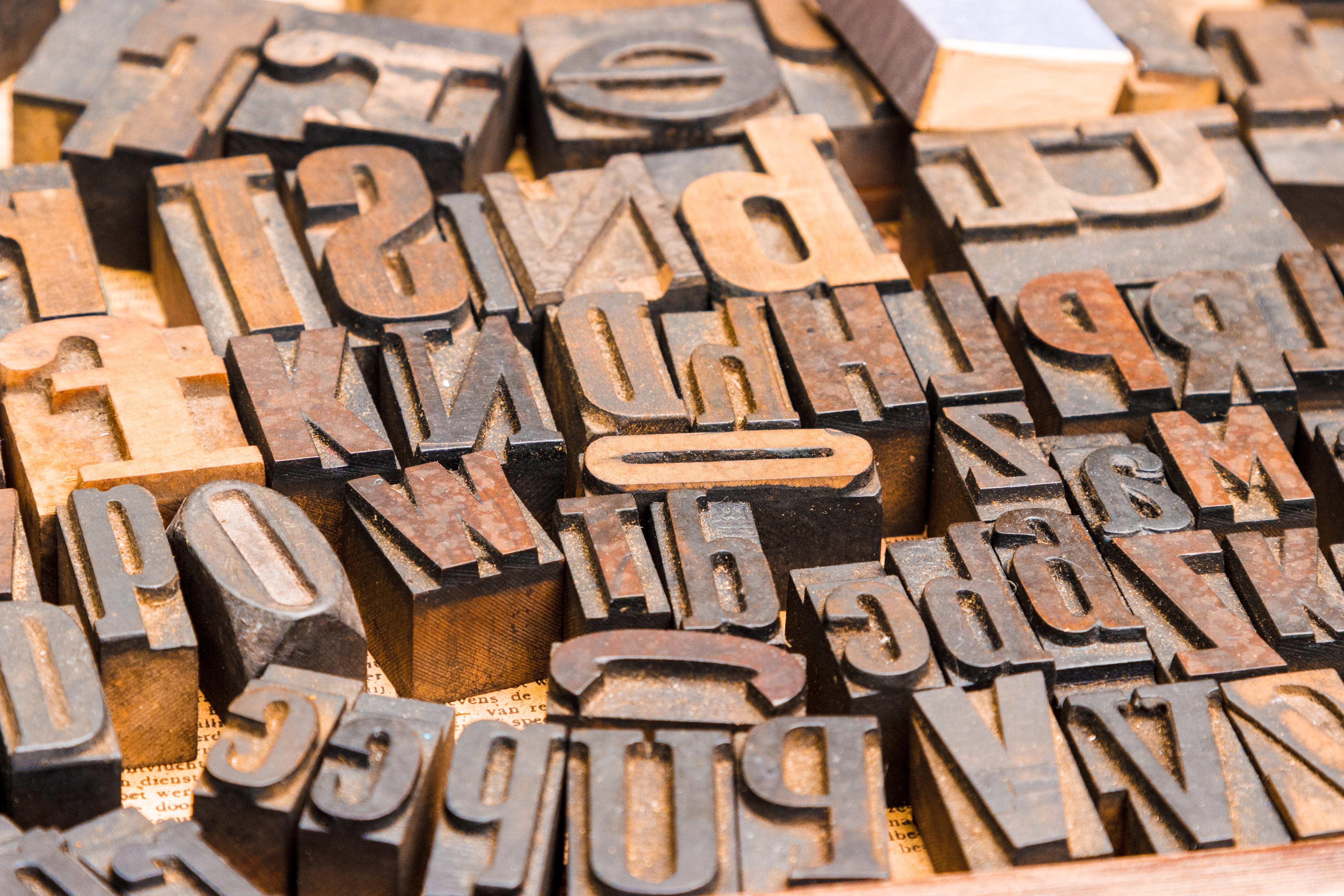 wood lettern, communication, typography, pressure, abundance, studio ...