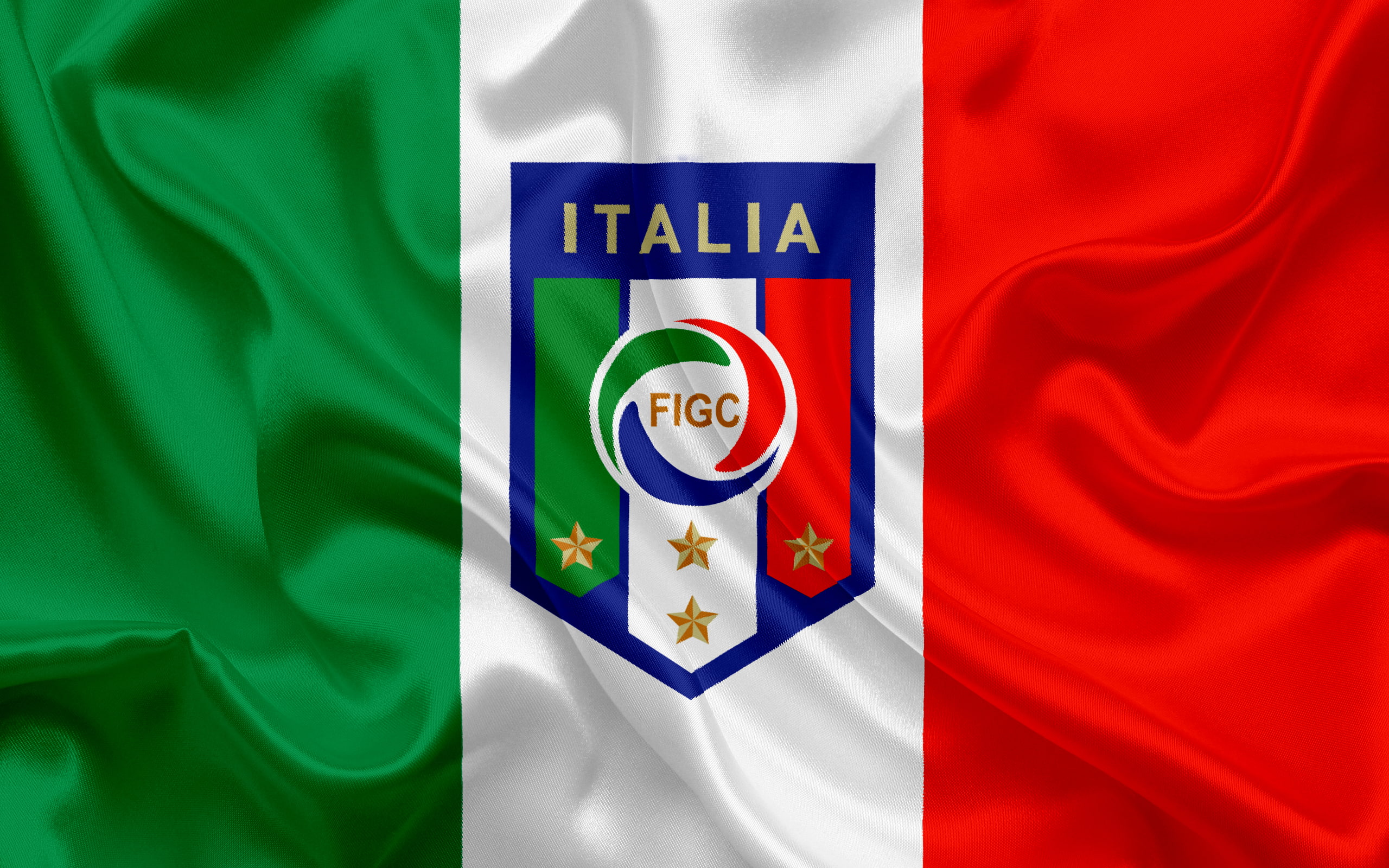 Italy National Football Team, Logo, 4K, Italy, Soccer, Emblem HD Wallpaper