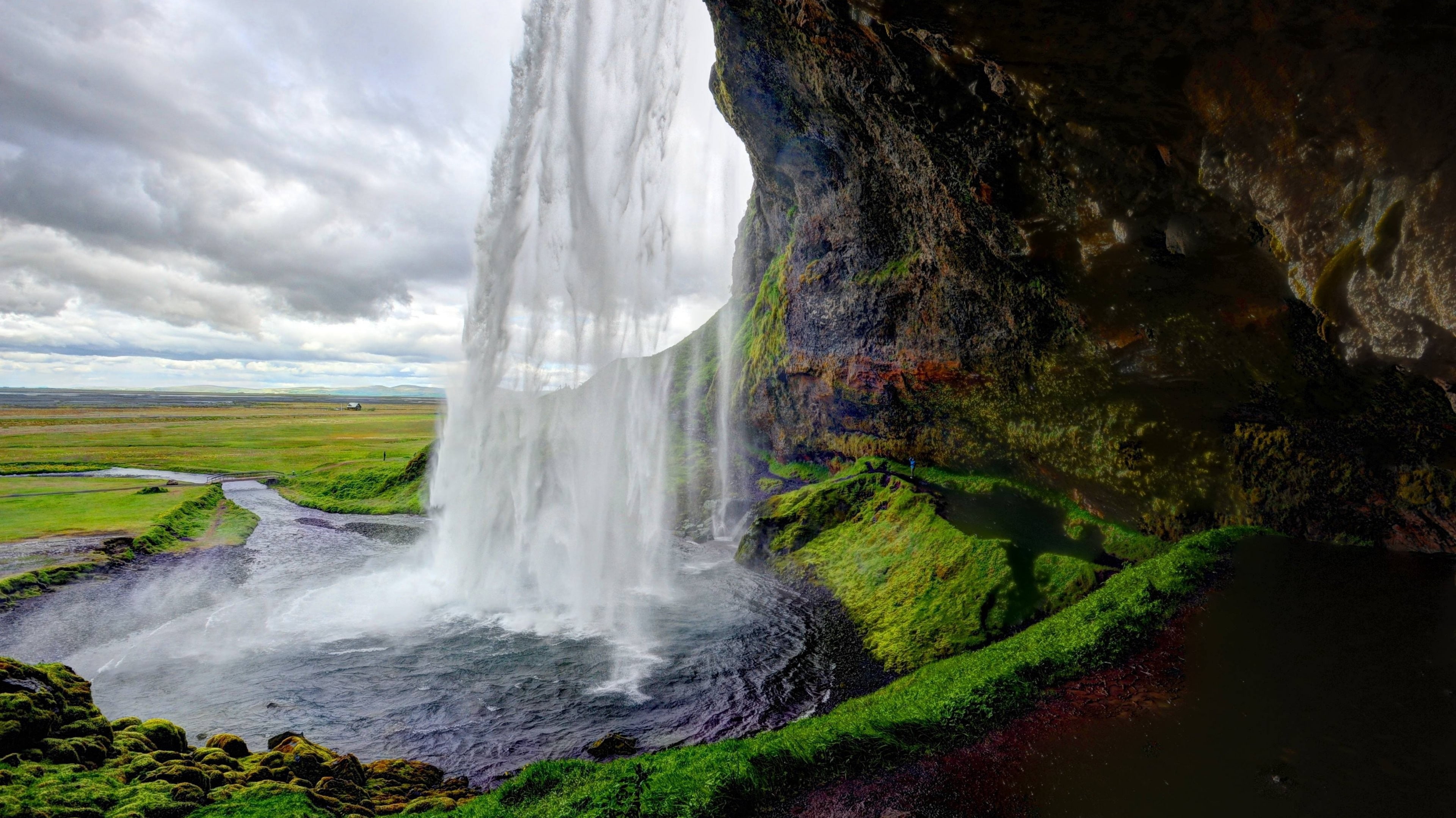 Seljalandsfoss, Iceland, waterfall, waterfalls, daytime, travel, 4K, 5k ...