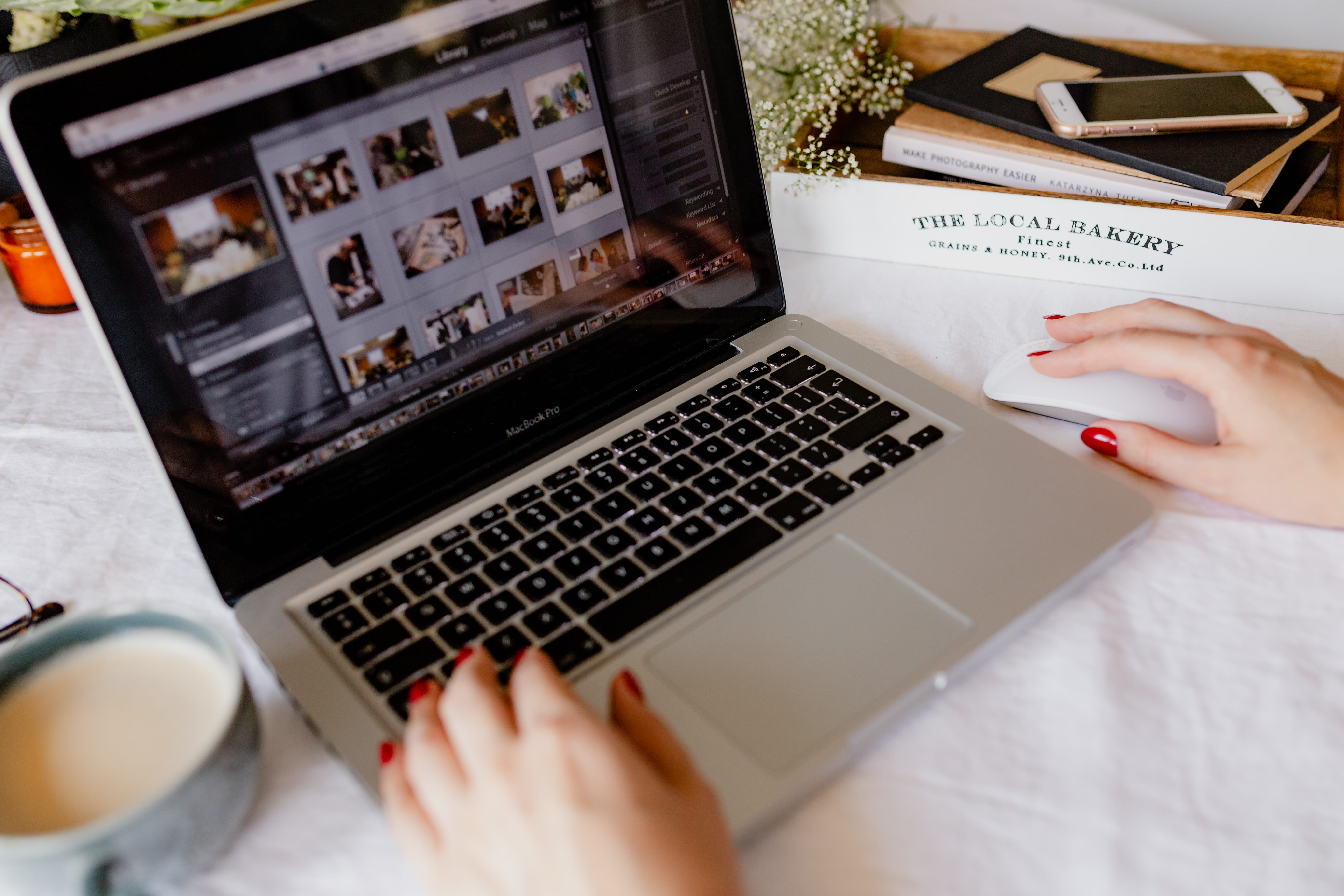 technology, coffee, wireless technology, adult, indoors, macbook ...