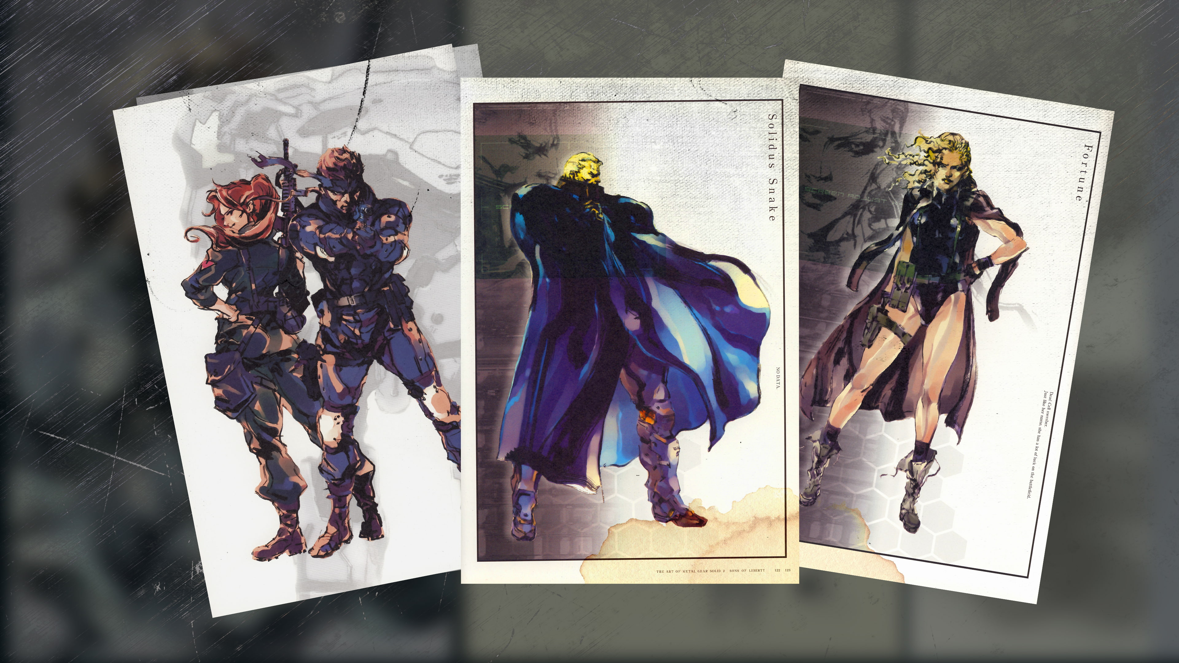 Metal Gear, video games, Yoji Shinkawa, 4K, Metal Gear Solid 2 HD Wallpaper