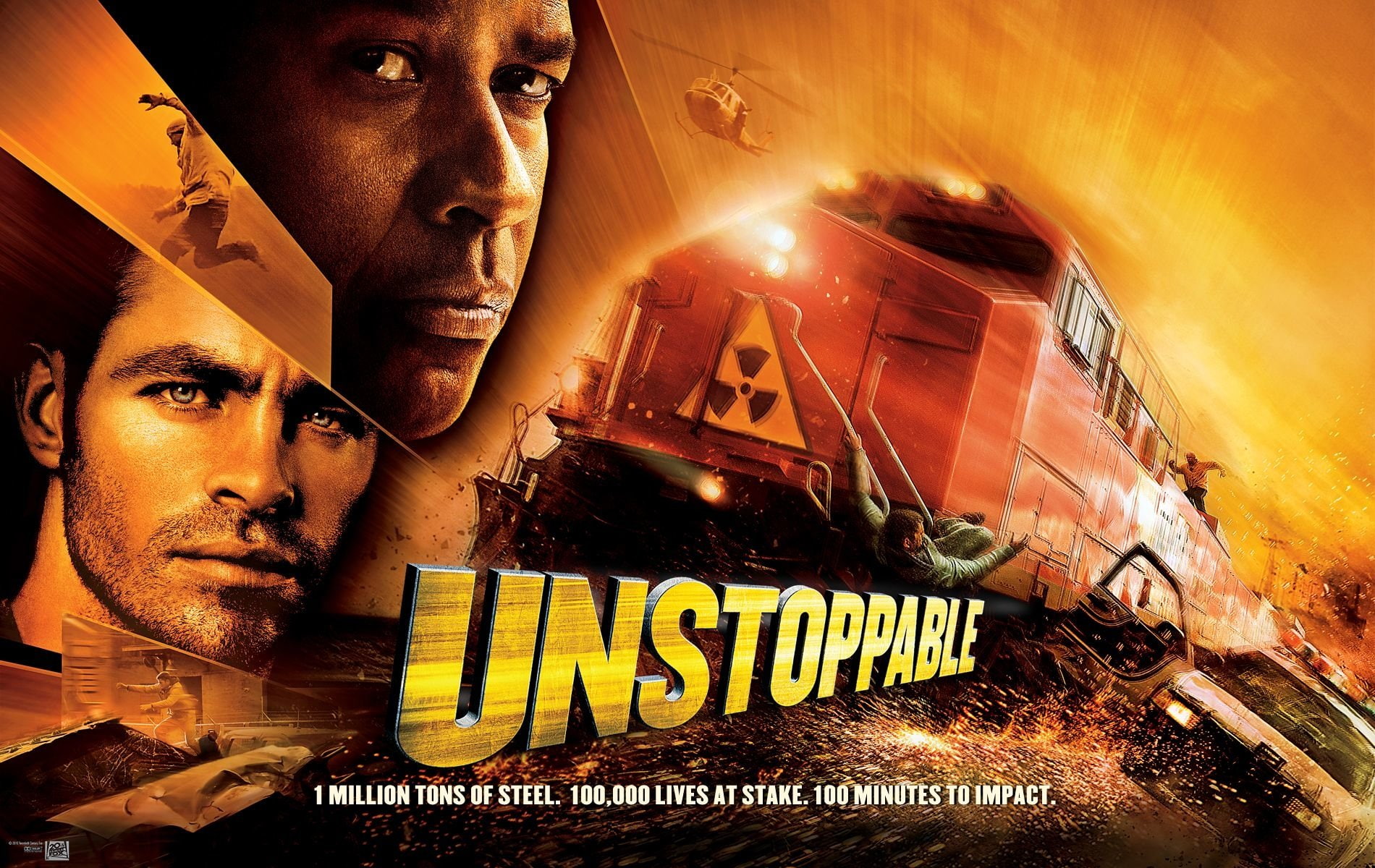 720P, Unstoppable, Movie HD Wallpaper