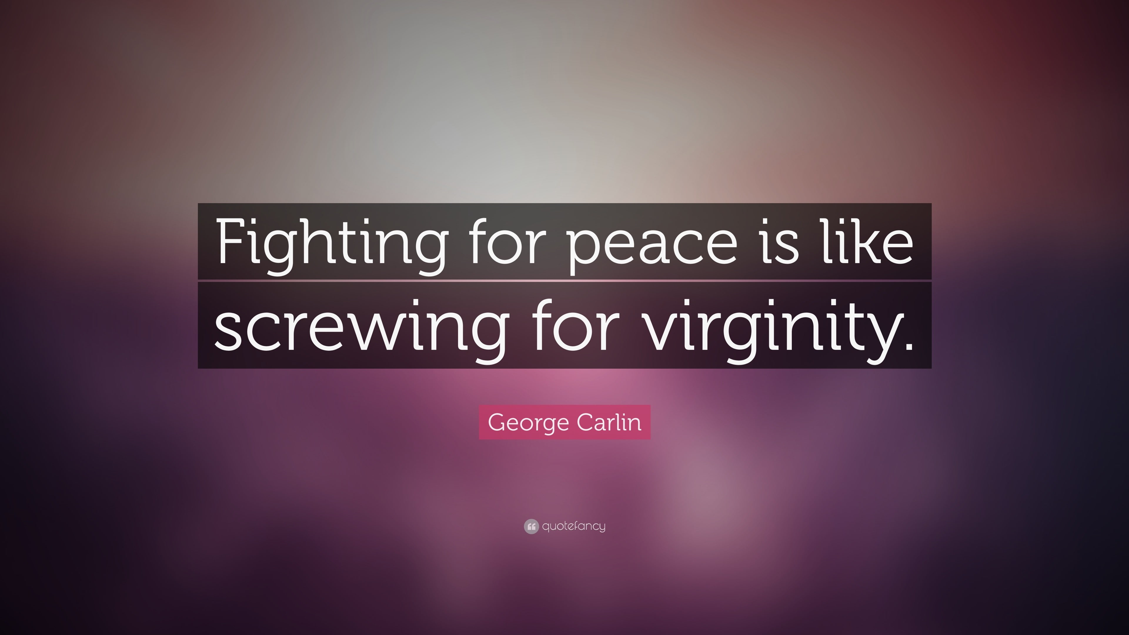 4K, george carlin text simple fighting peace blurred HD Wallpaper