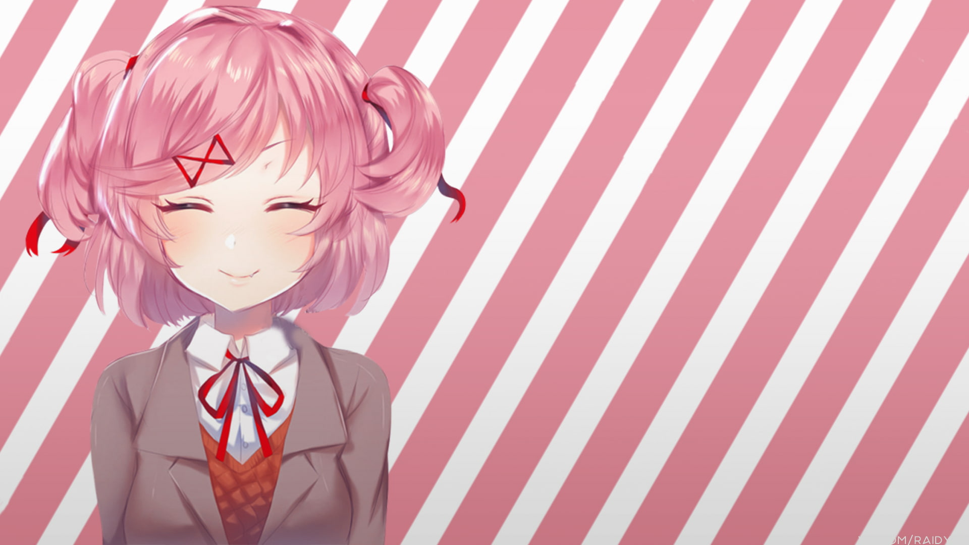 picture-in-picture, 1080P, Natsuki (Doki Doki Literature Club), anime ...