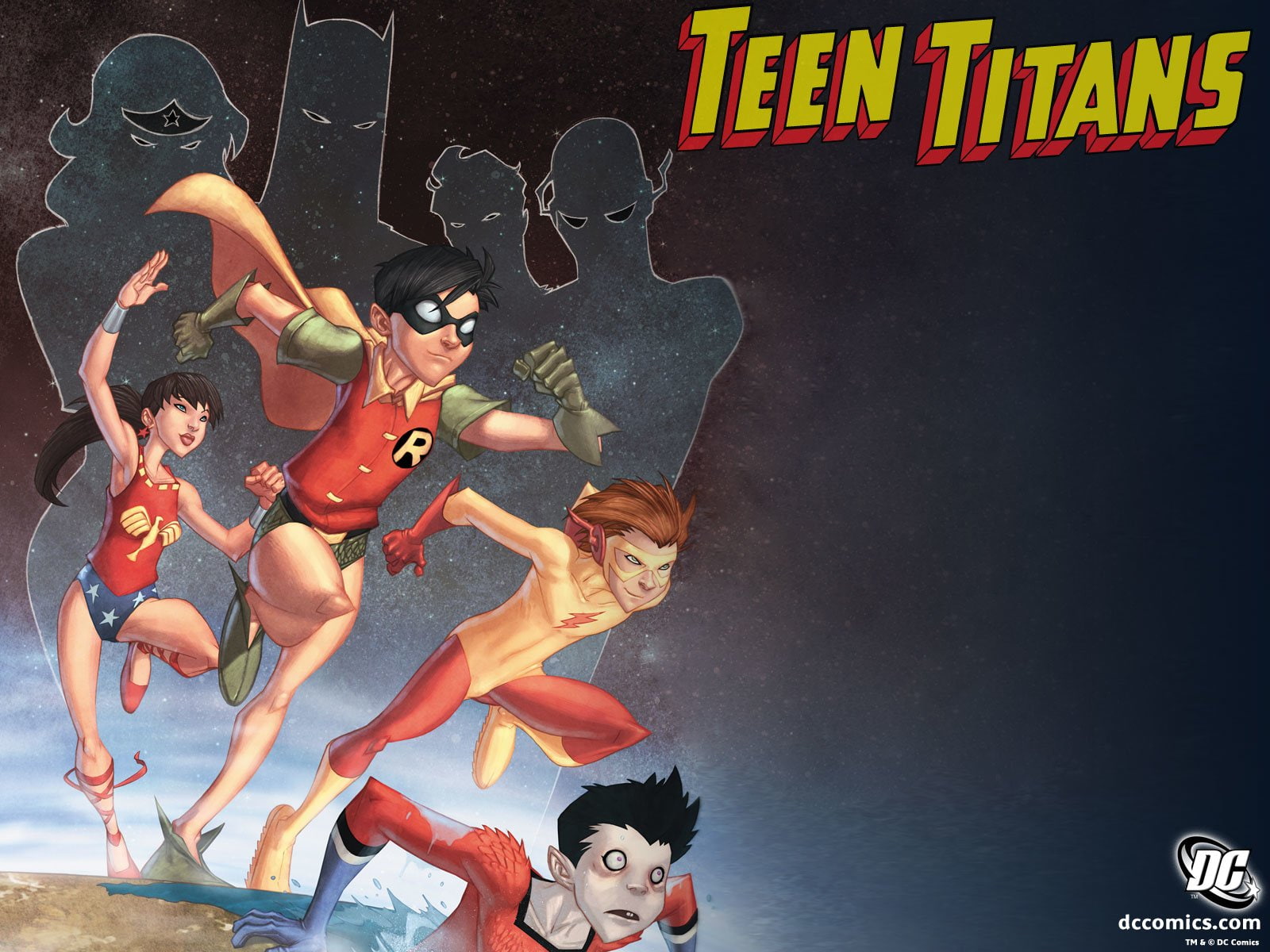 Robin (DC Comics), 720P, Kid Flash, Teen Titans, Wonder Woman HD Wallpaper