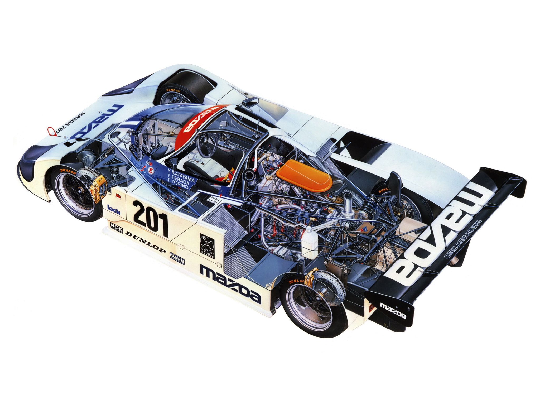 1080P, engine, engines, coupe, 956, racing, race, classic, cutaway ...