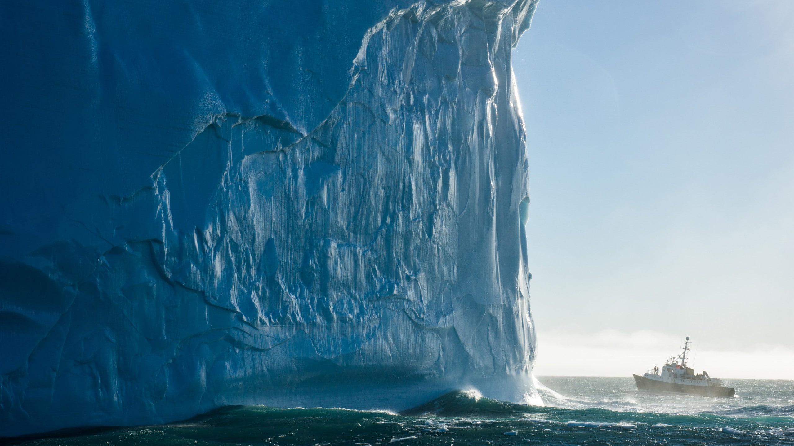 Brown, Grey, Tourism, Berg, Ice, Ocean, South Georgia, Near, Atlantic ...