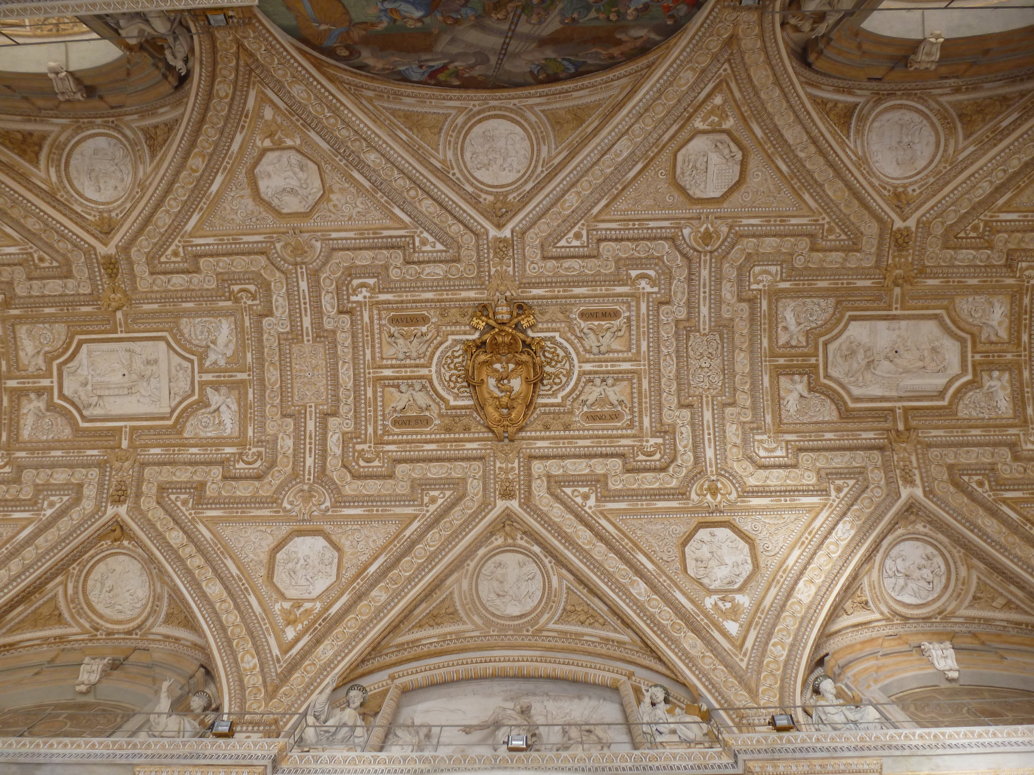 rome, crossed keys, interior, vatican, craft, building, spirituality ...