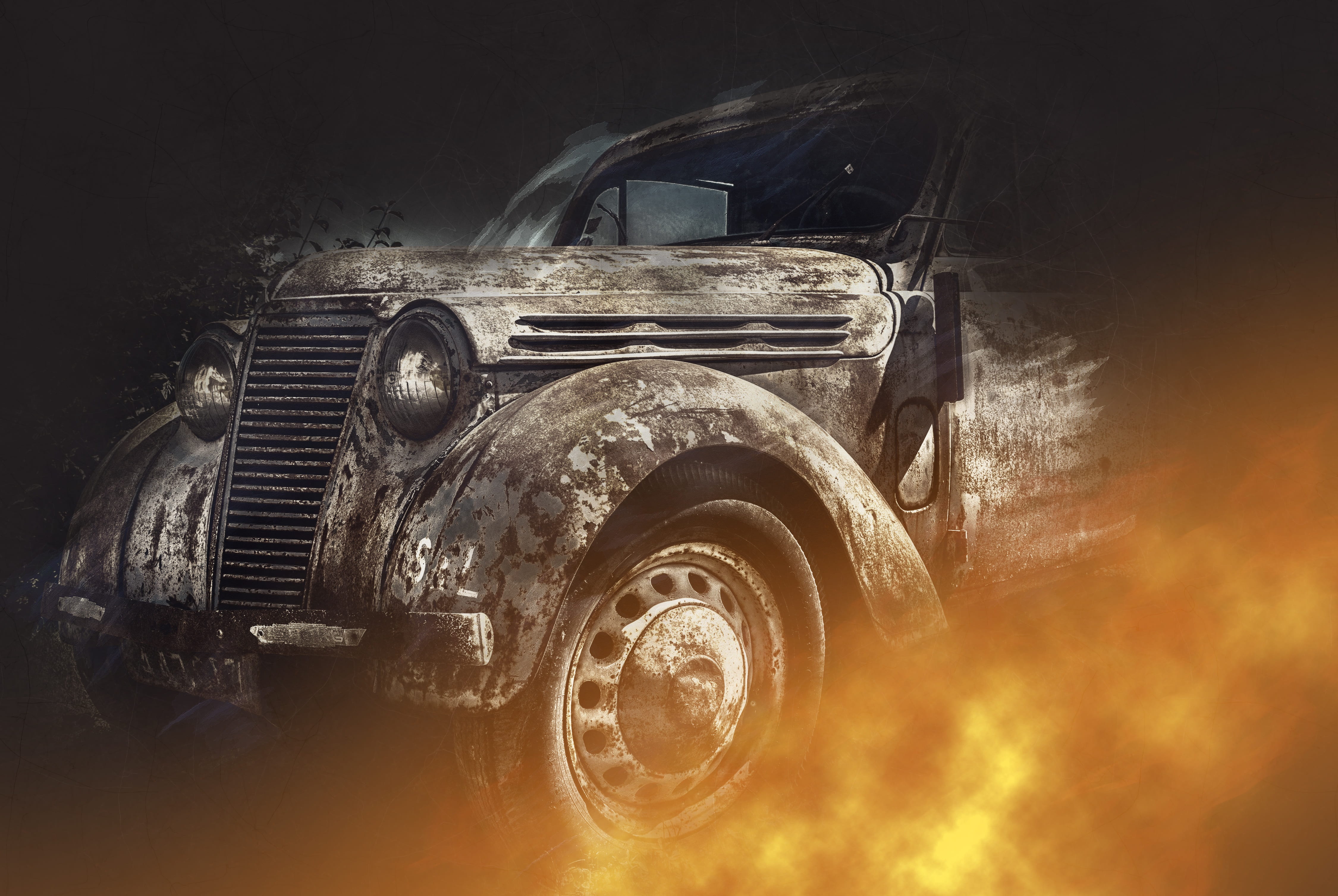 car, renault juvaquatre, rarity, land, sports utility vehicle, digital ...