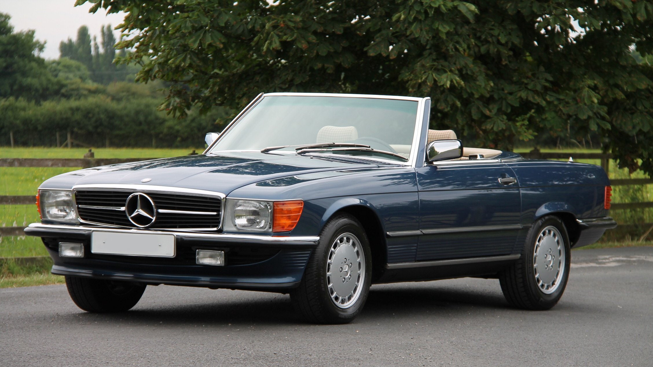 300-sl, benz, 1985, 1080P, cars, convertible, (r107), mercedes HD Wallpaper