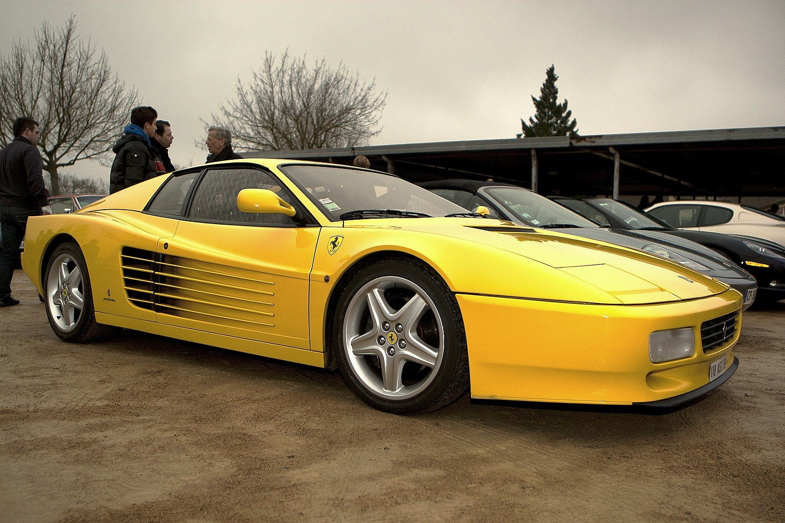 yellow, testarossa, ferrari, 720P, cars, jaune, 512, supercars, italia ...