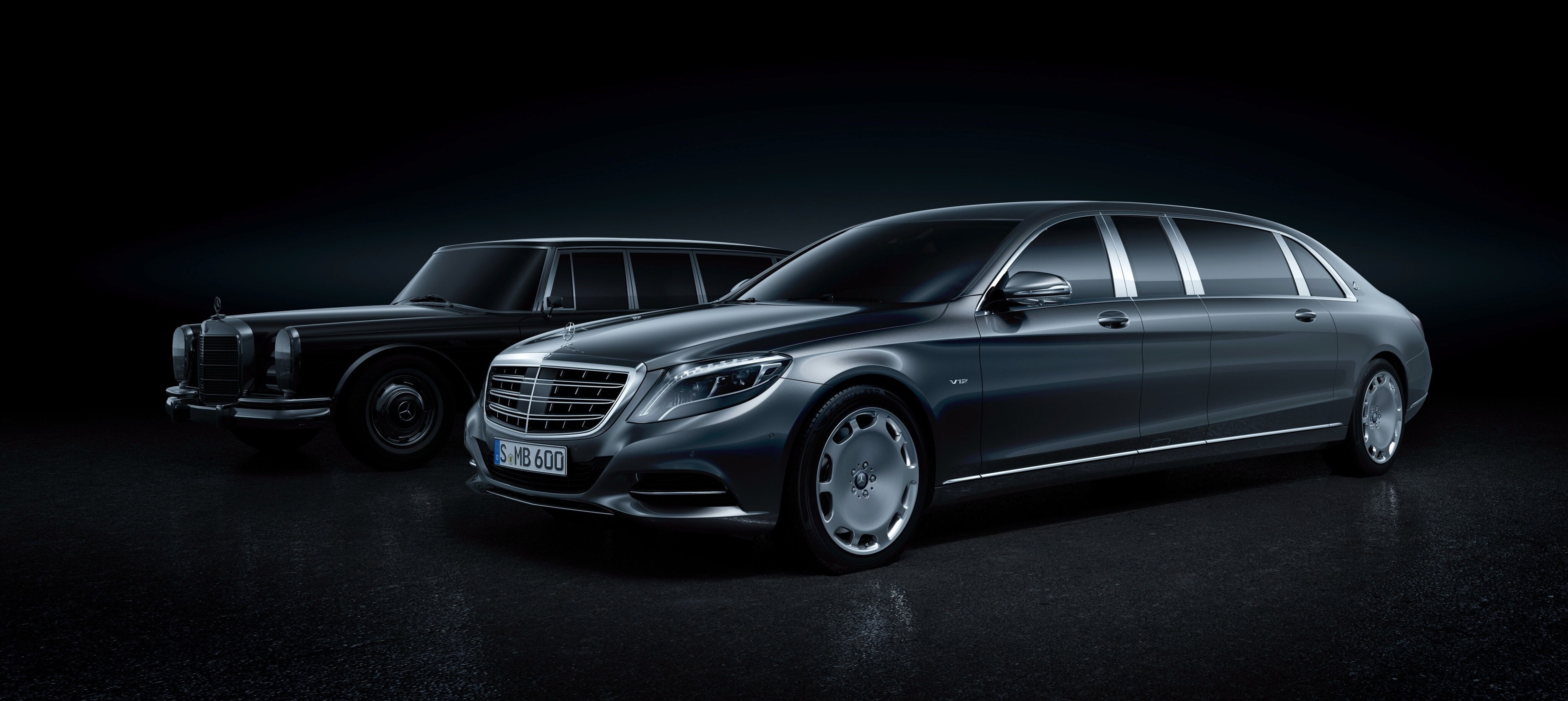 mercedes maybach s600 pullman 4k 1080p high quality, 4K HD Wallpaper