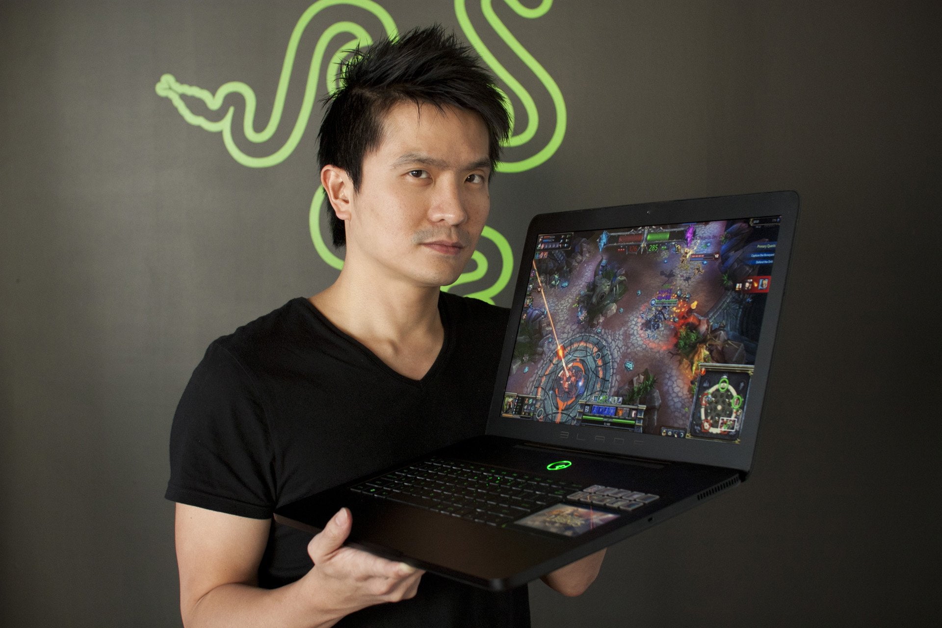 game, Razer blade, laptop, 4K HD Wallpaper