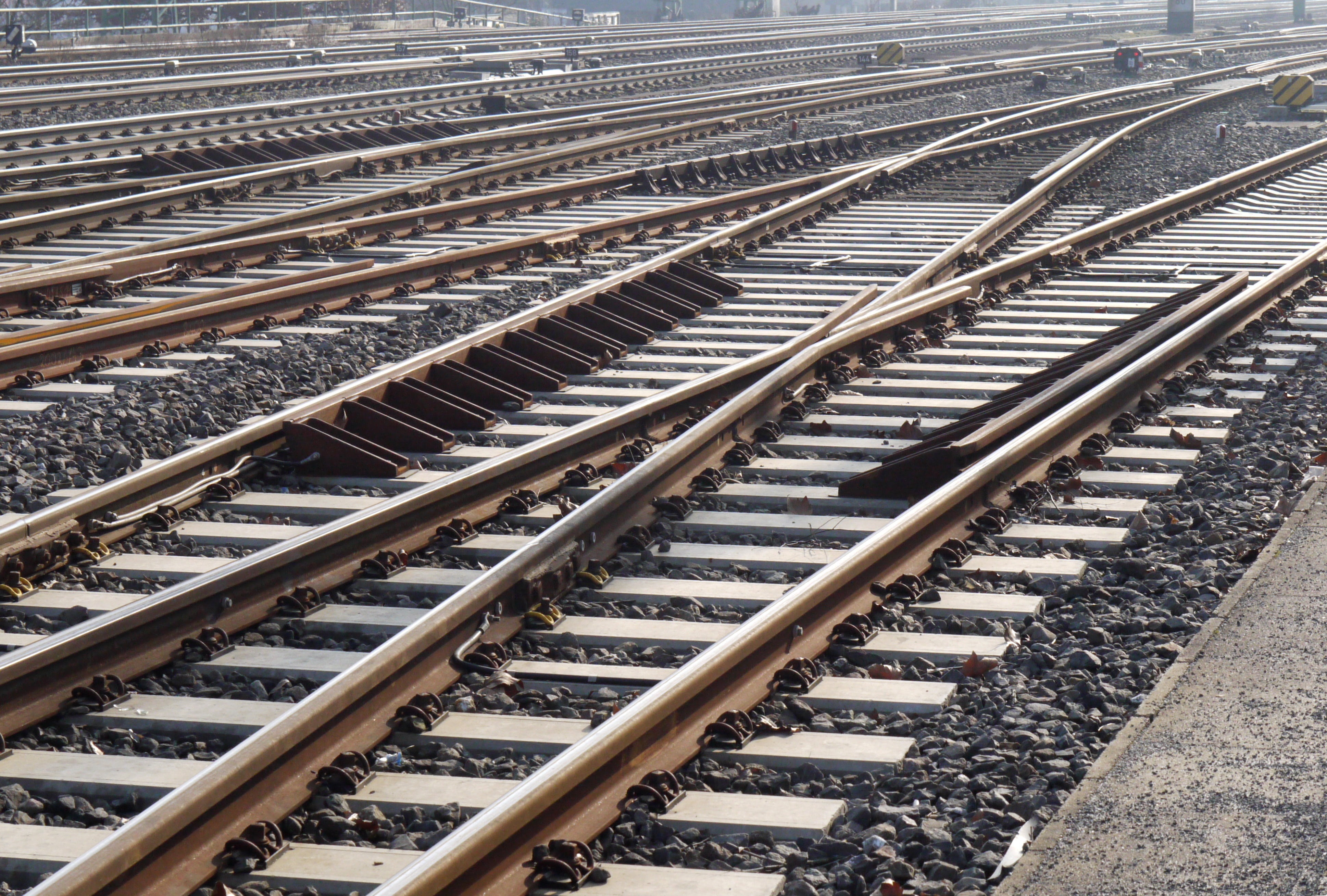 architecture, power supply, track, station entrance, 4K, transportation ...