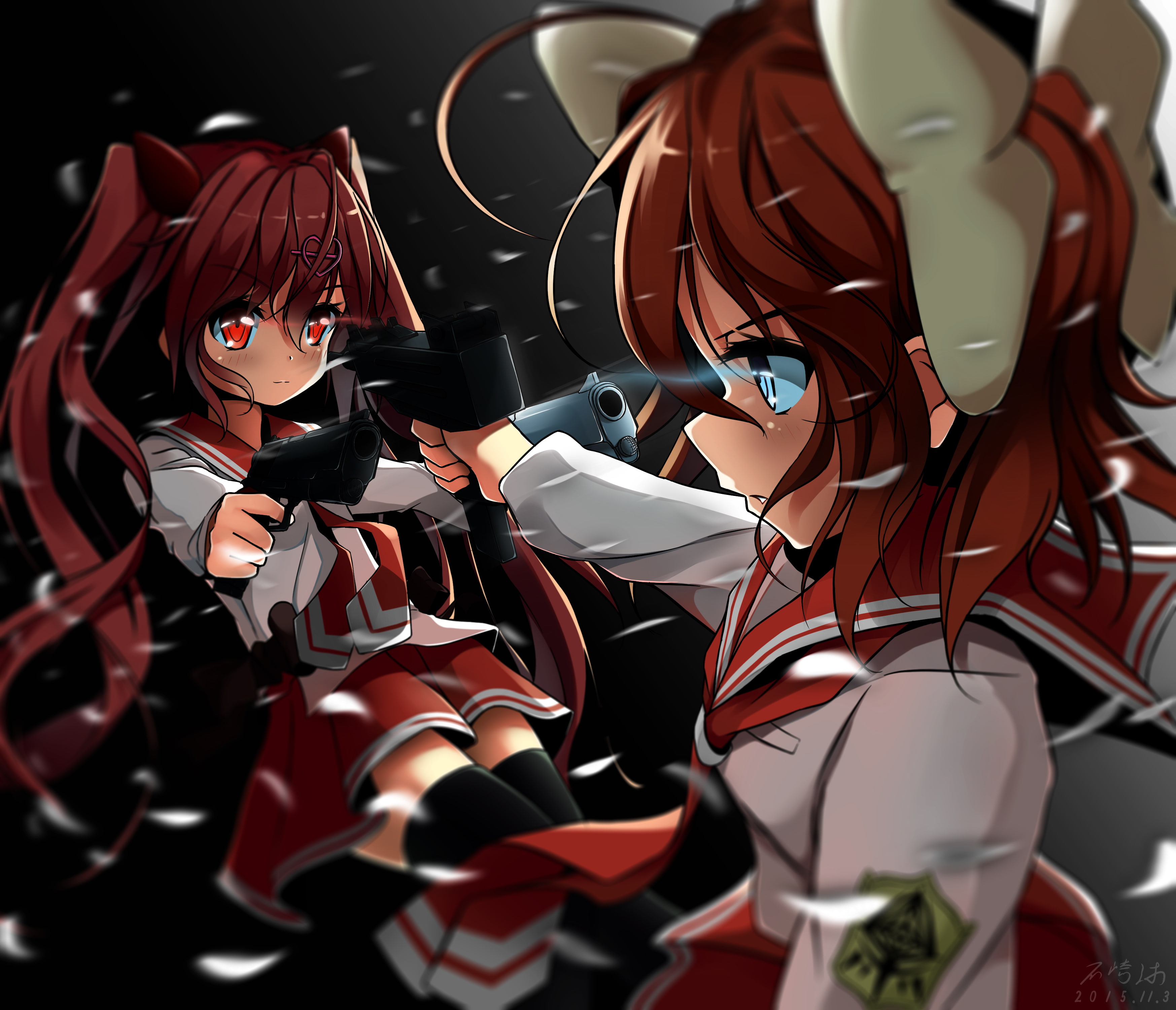 Akari Mamiya, Aria Holmes Kanzaki, Aria The Scarlet Ammo, 2K, Anime HD ...