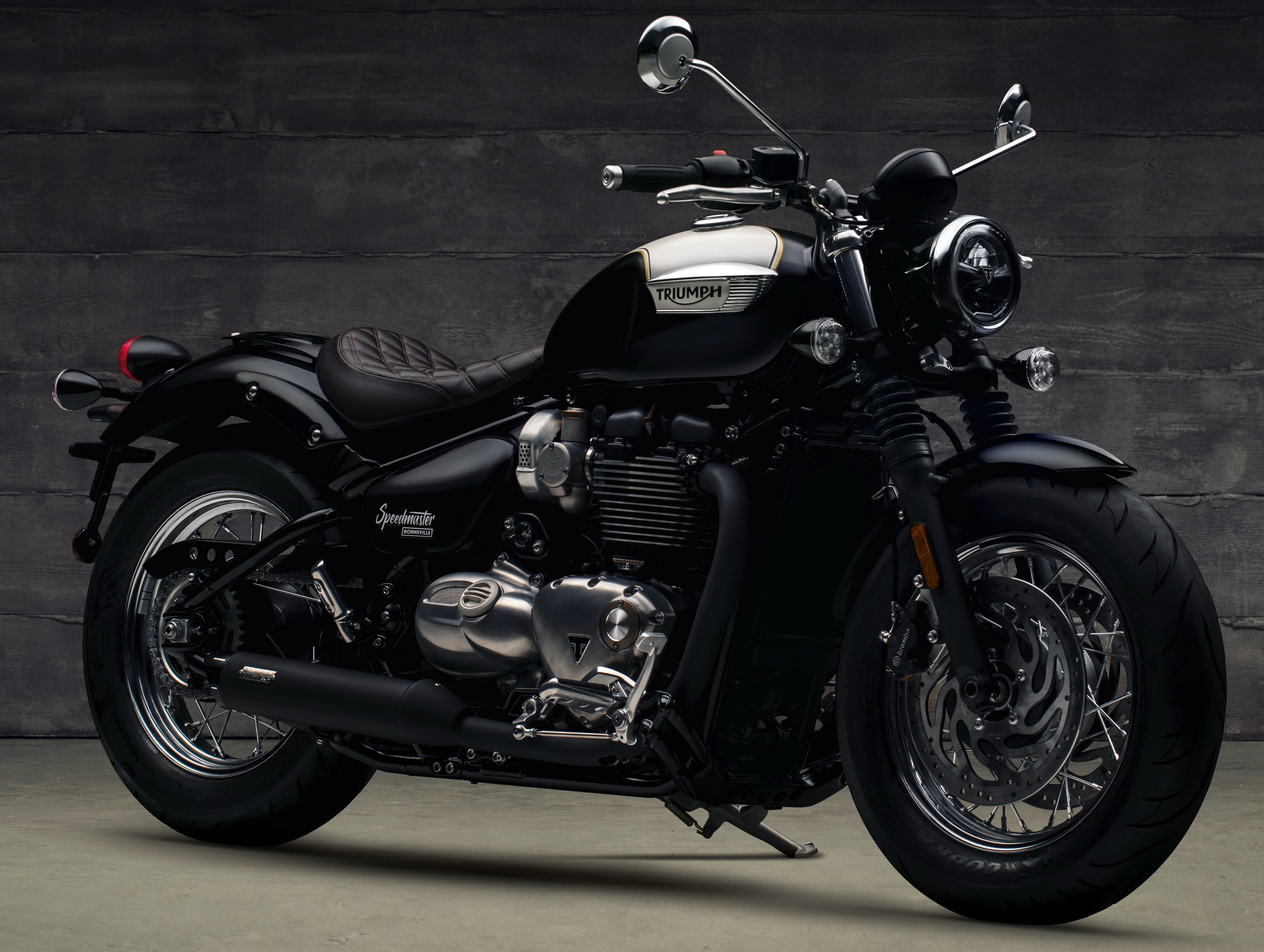 2018, Black, 4K, Motorcycle, Cruiser, Triumph Bonneville Speedmaster ...