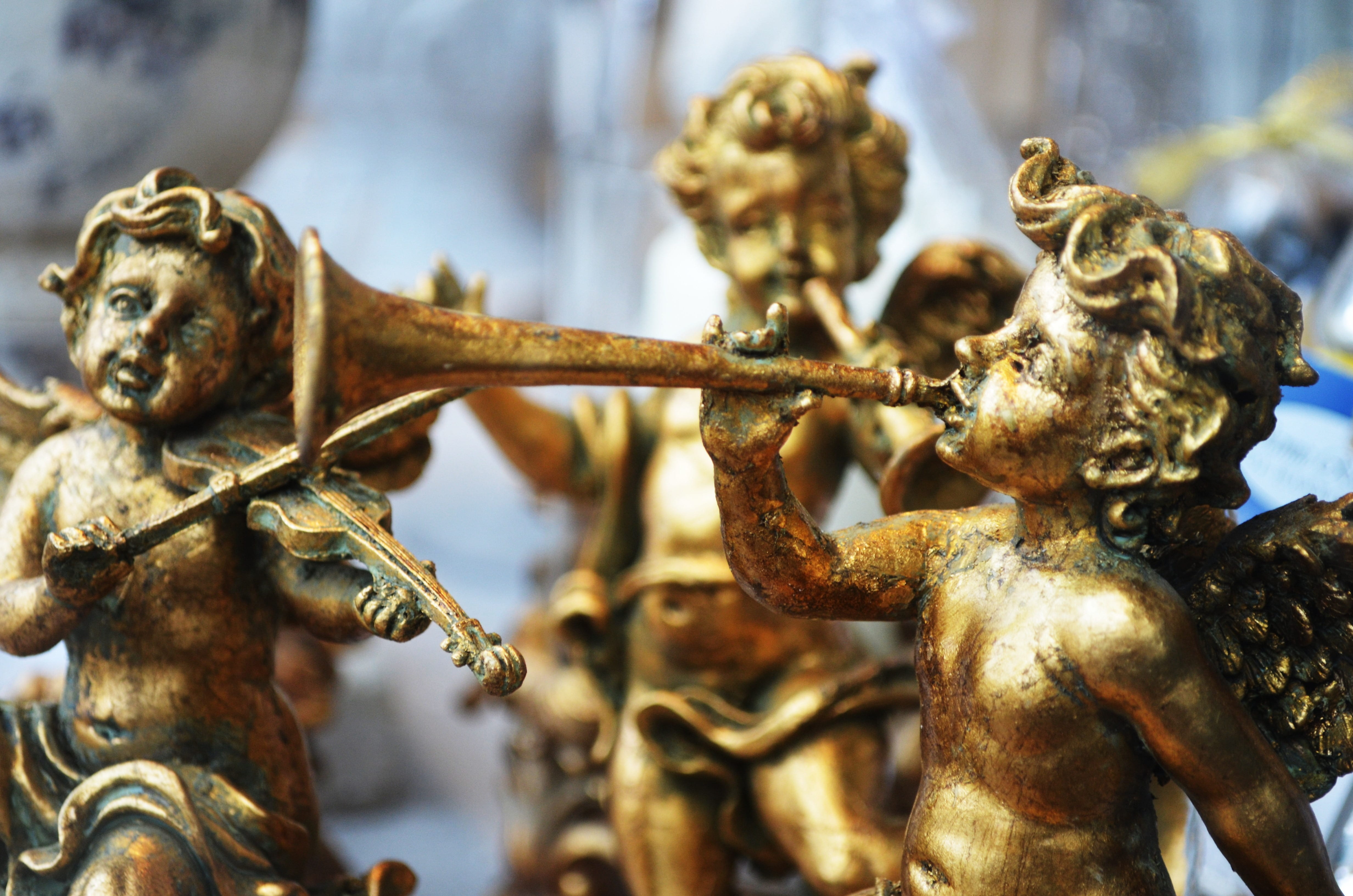 spirituality, playing, colored, angels, religion, ornate, art and craft ...